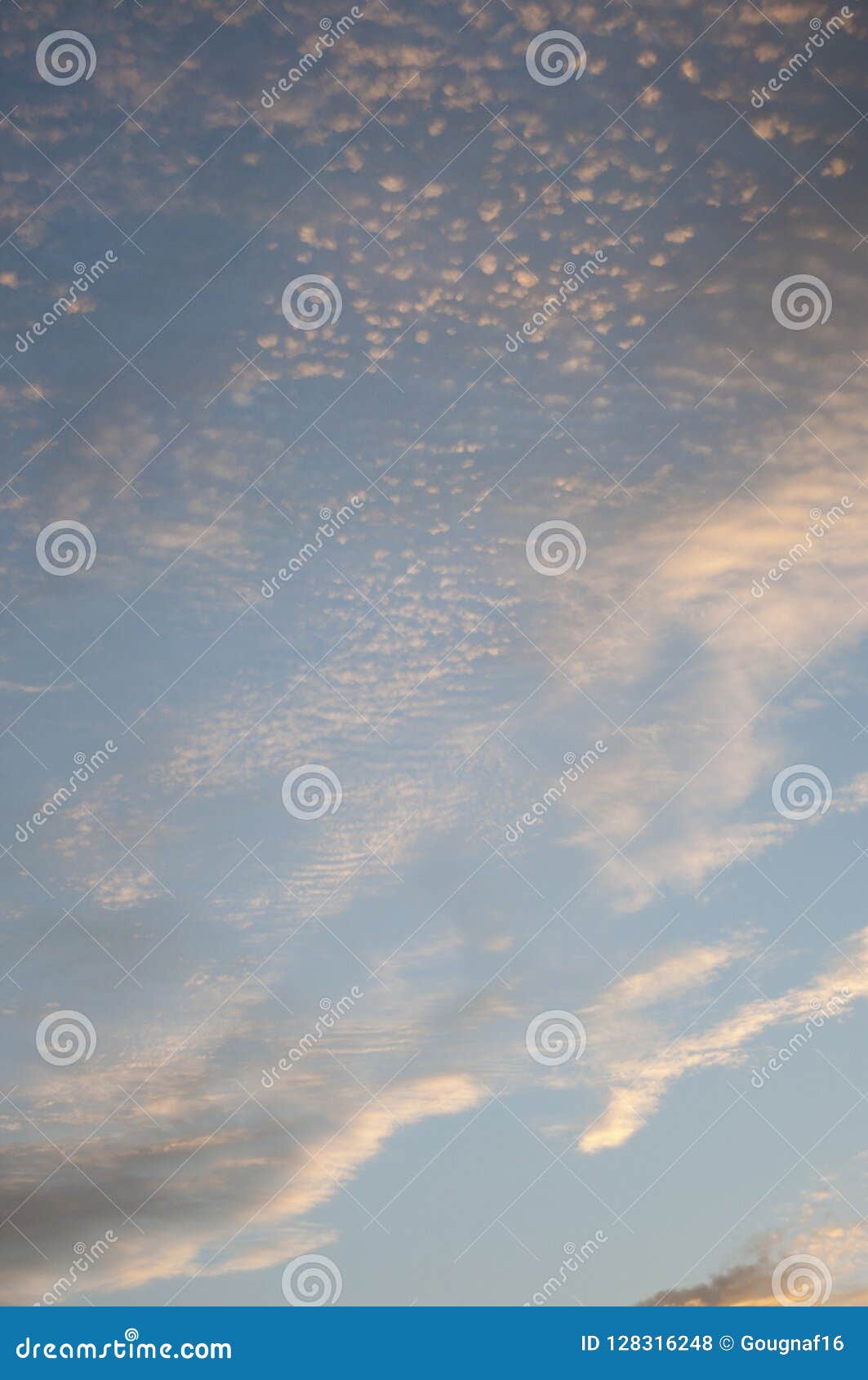 Clouds As Seen from the Ground Stock Photo - Image of blue, seasonal ...