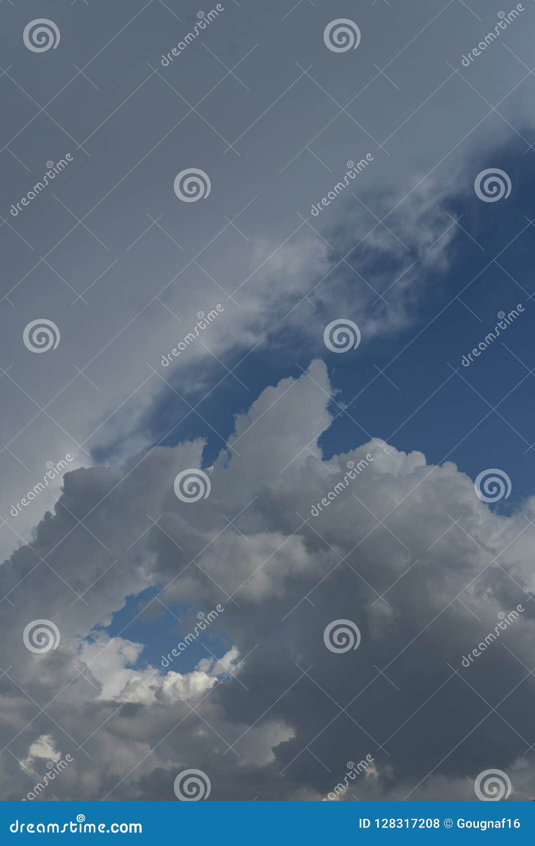Clouds As Seen from the Ground Stock Photo - Image of seasonal, aerial ...