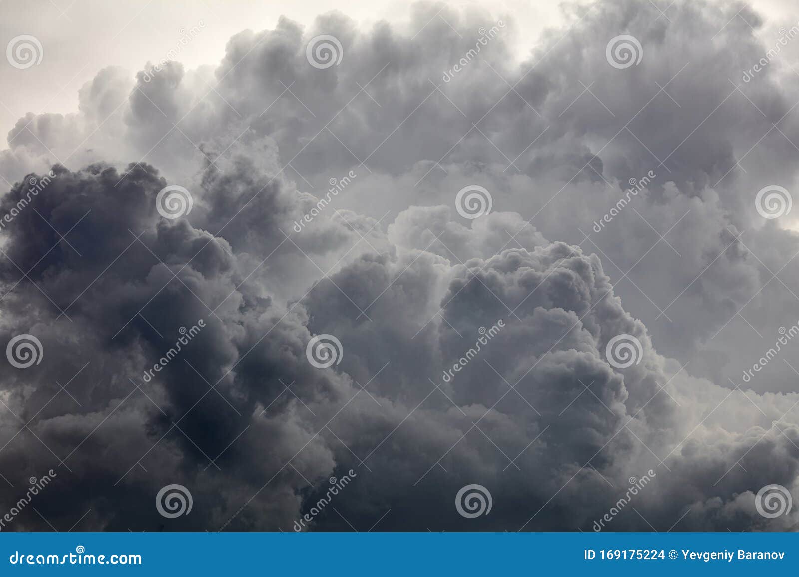 Clouds Background. Dramatic Grey Clouds Stock Photo - Image of ...