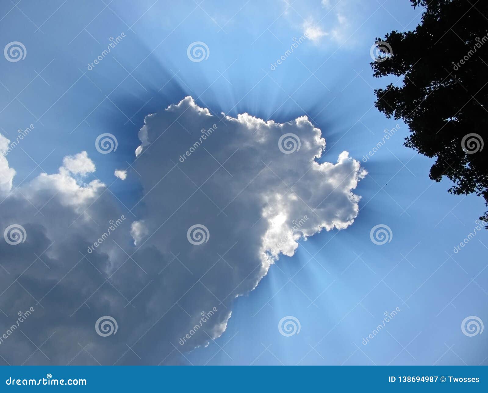 Clouds Block the Sun`s Powerful Rays Stock Image - Image of shadow ...