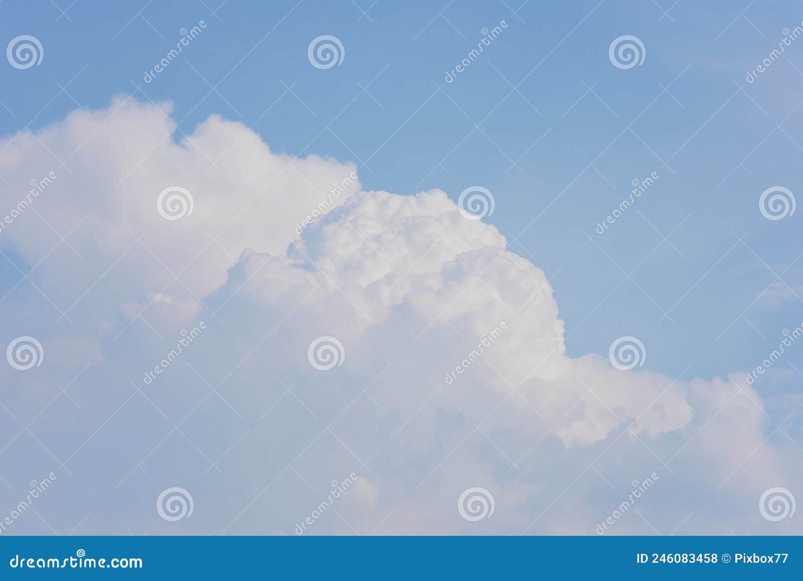 Clouds in Blue Sky Background, Fresh Air Stock Photo - Image of clean ...