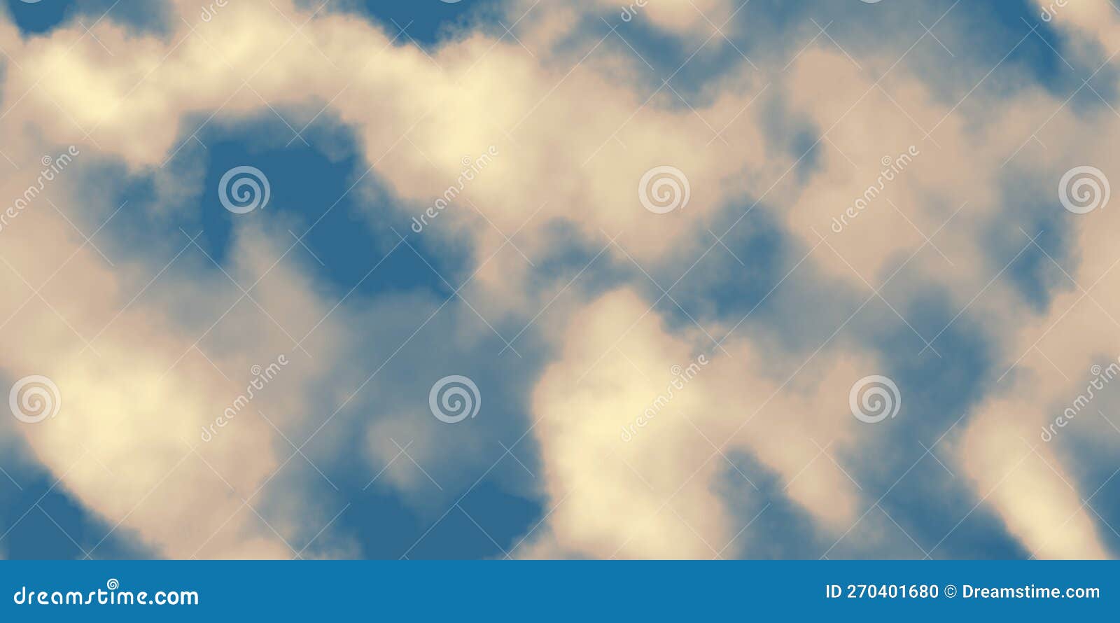 Clouds in Blue Sky Background Texture. Seamless Transition Stock ...