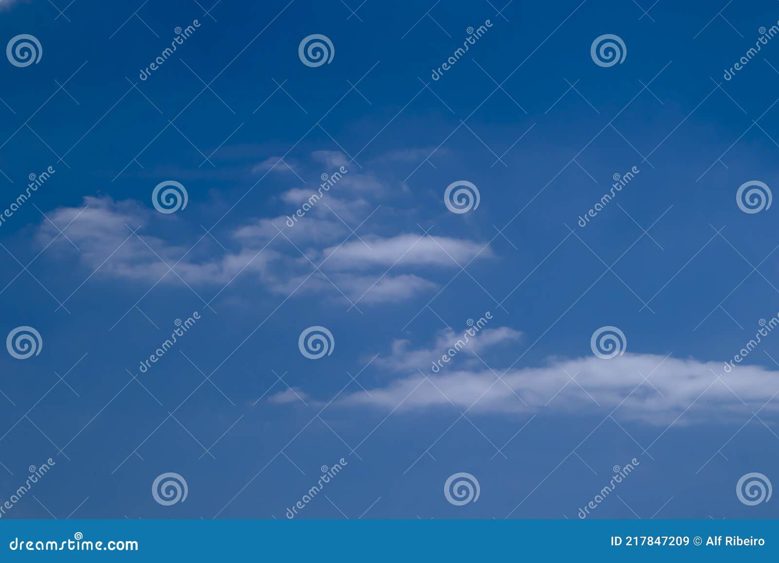 Clouds in the Blue Sky in Brazil, Southern Hemisphere Stock Image ...
