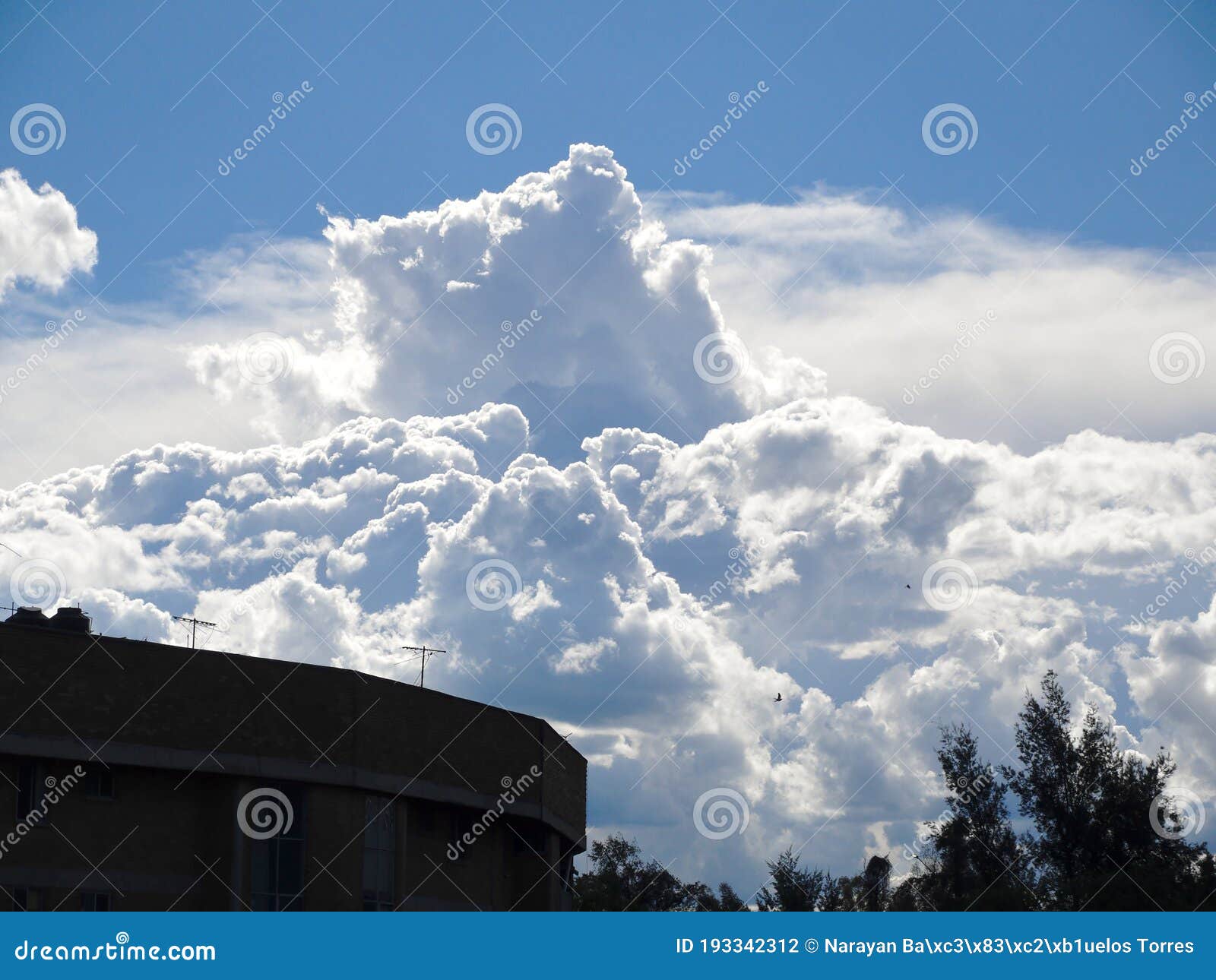 Clouds in Blue Sky, Climate Concept Stock Photo - Image of cloudy ...