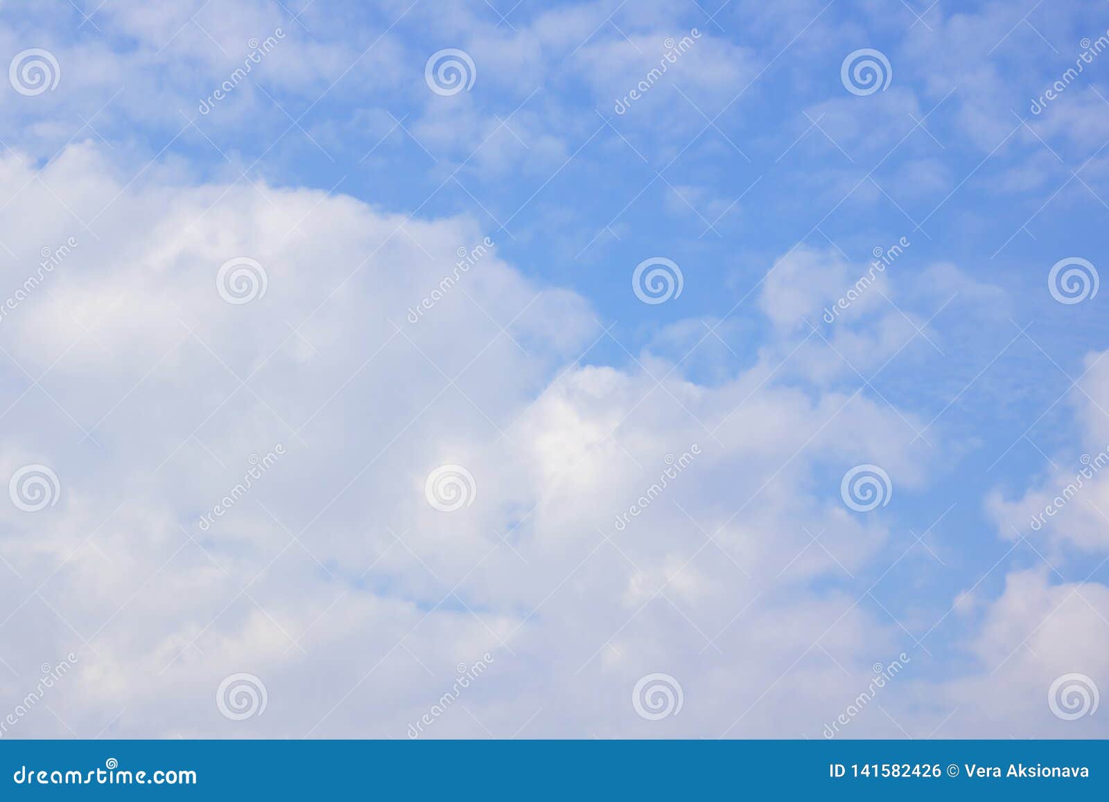 Clouds in the Blue Sky, Texture or Background Stock Photo - Image of ...