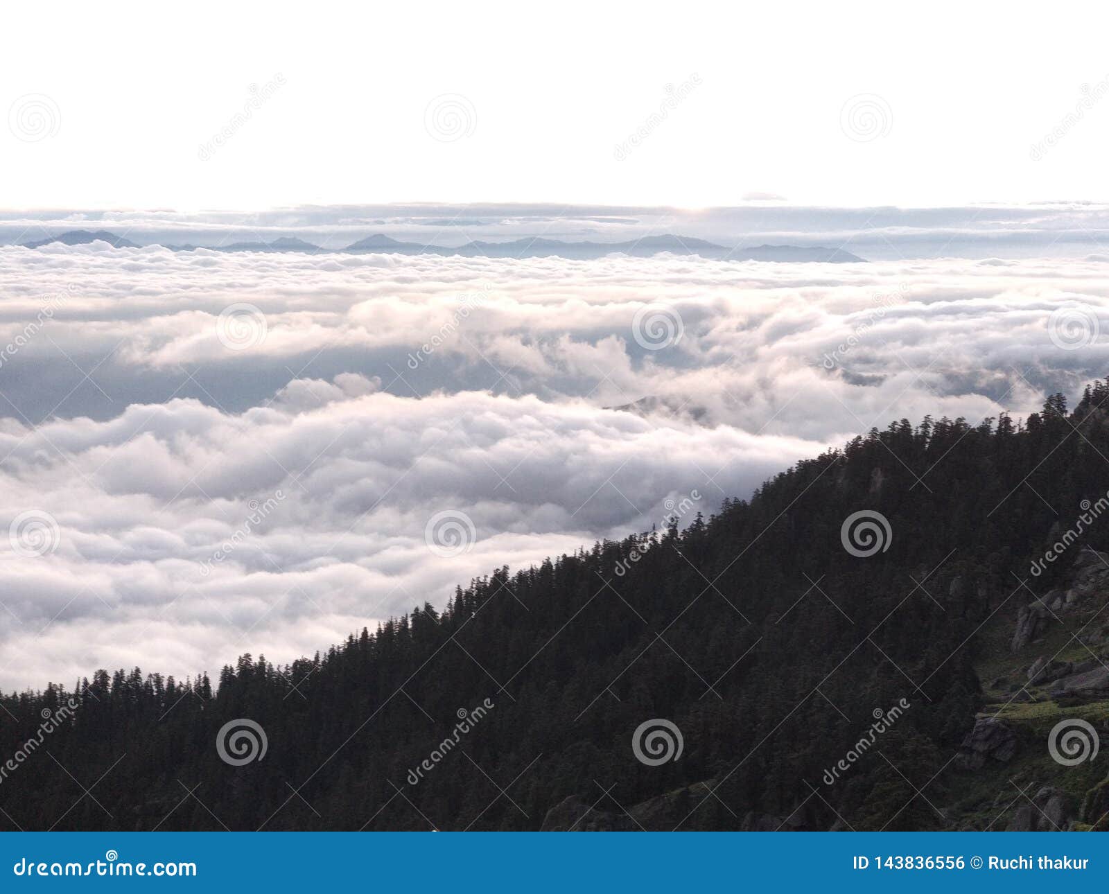 Clouds on the bottom stock photo. Image of onthetop - 143836556