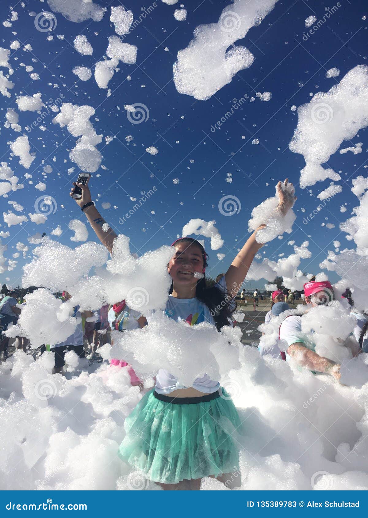 Clouds of Bubbles editorial stock photo. Image of event - 135389783