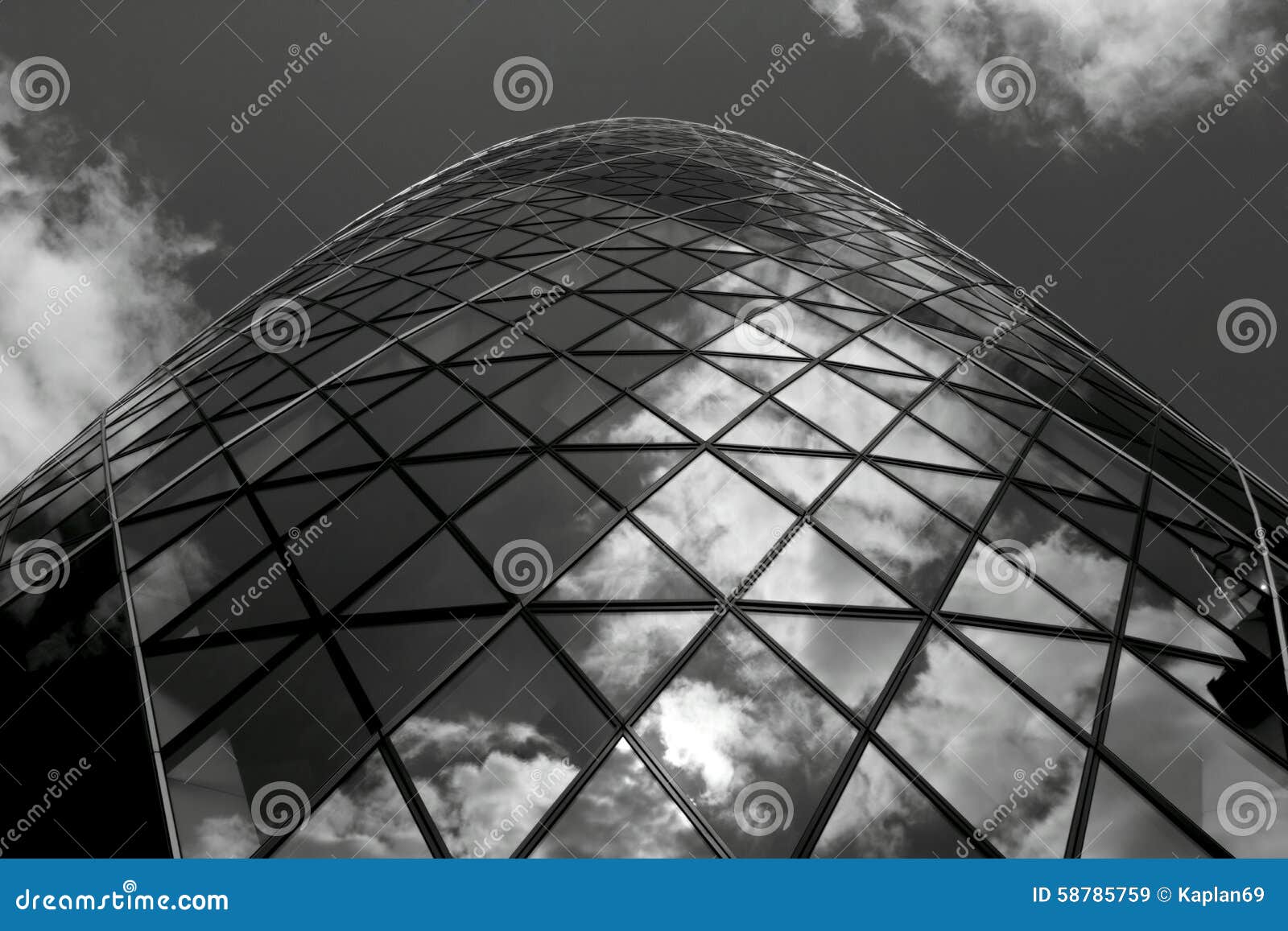 Clouds on the building stock image. Image of cloud, building - 58785759