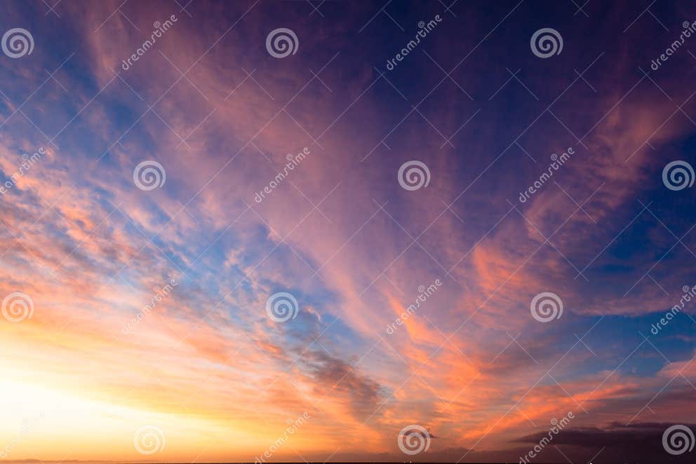 Clouds Cirrus Colors stock photo. Image of thin, canvass - 28912304