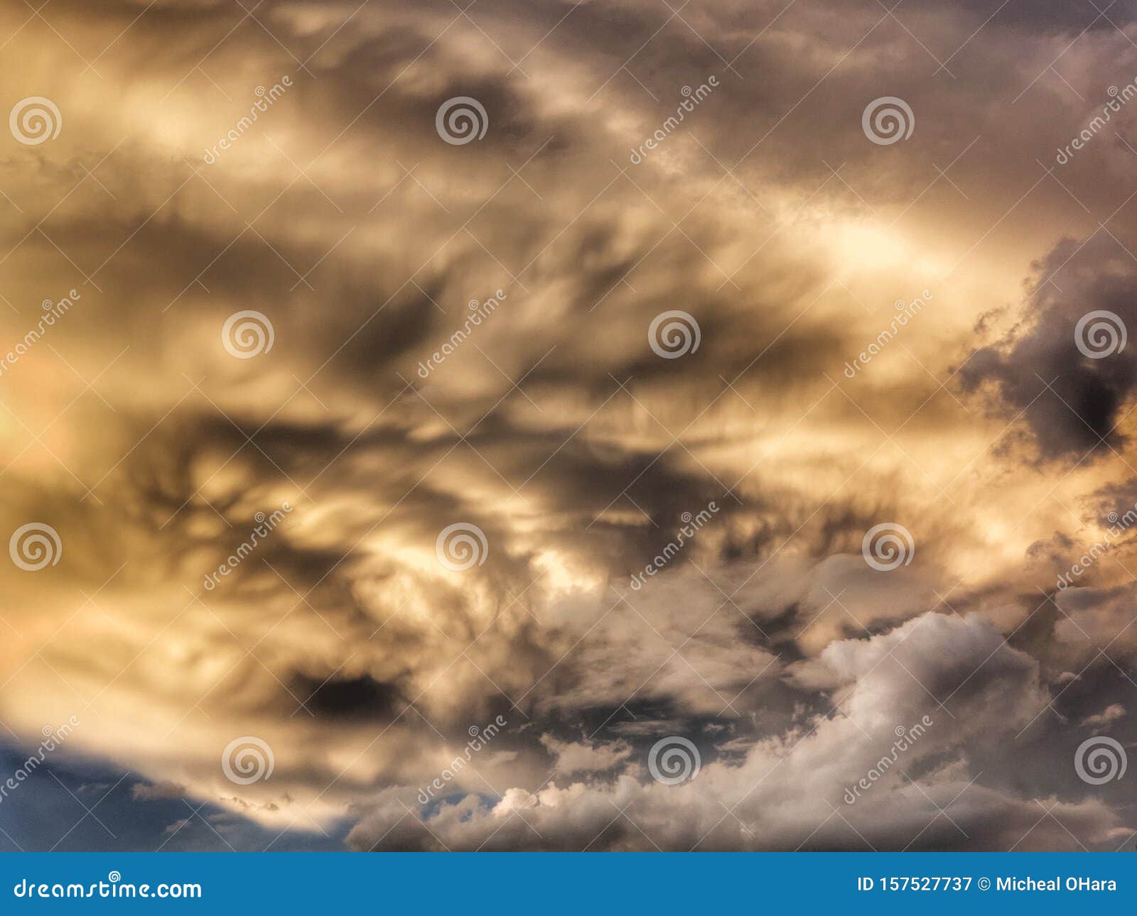 Clouds stock image. Image of rotating, hail, storm, severe - 157527737