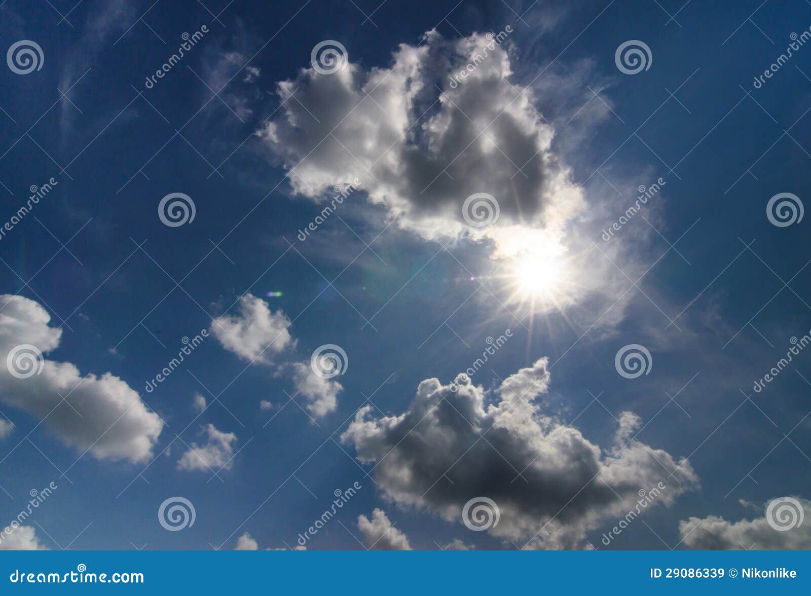 Clouds cover the sky. stock image. Image of high, backdrop - 29086339