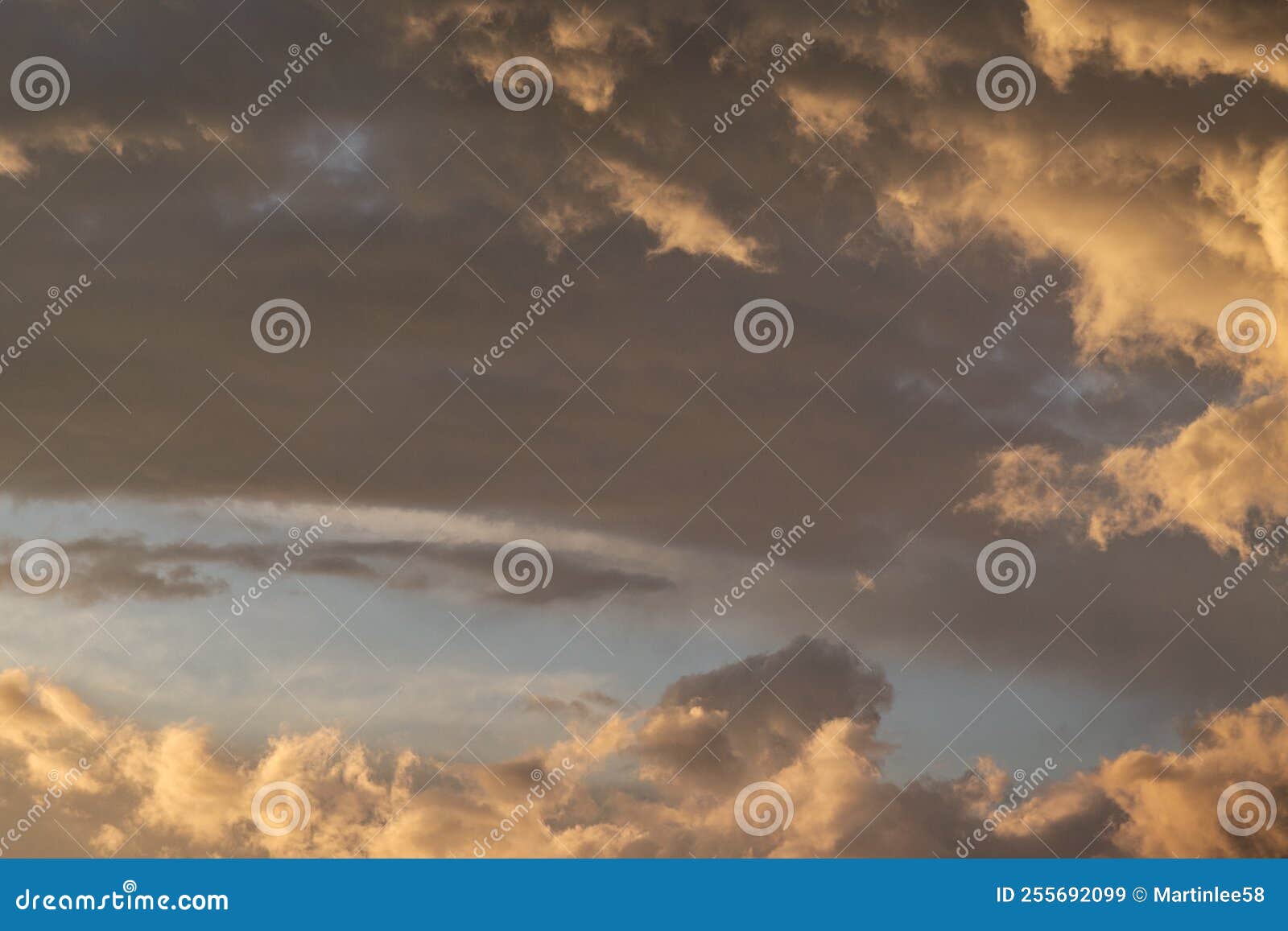 Clouds Creating Beautiful Abstract Weather Cloudscape Stock Image ...