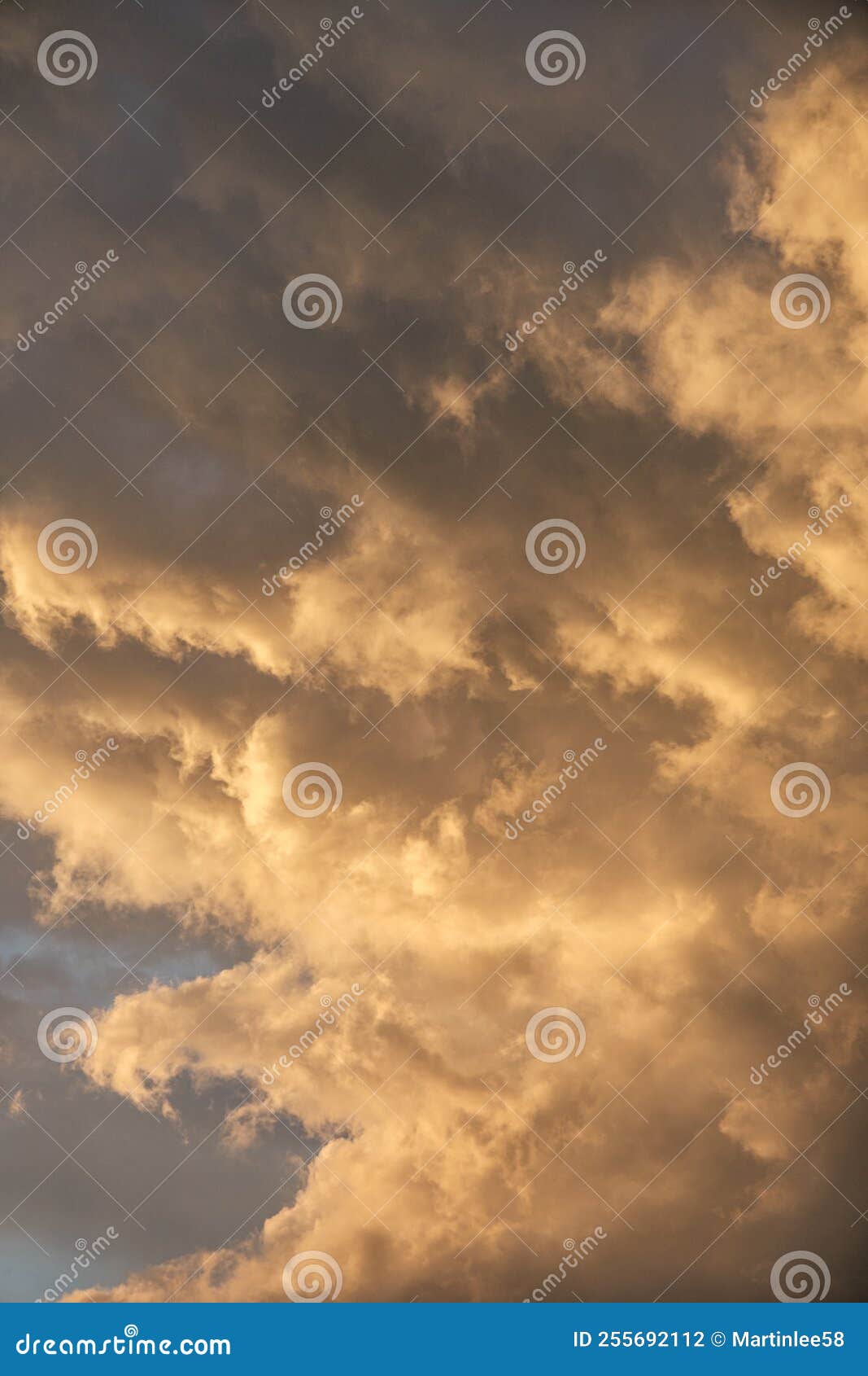 Clouds Creating Beautiful Abstract Weather Cloudscape Stock Photo ...