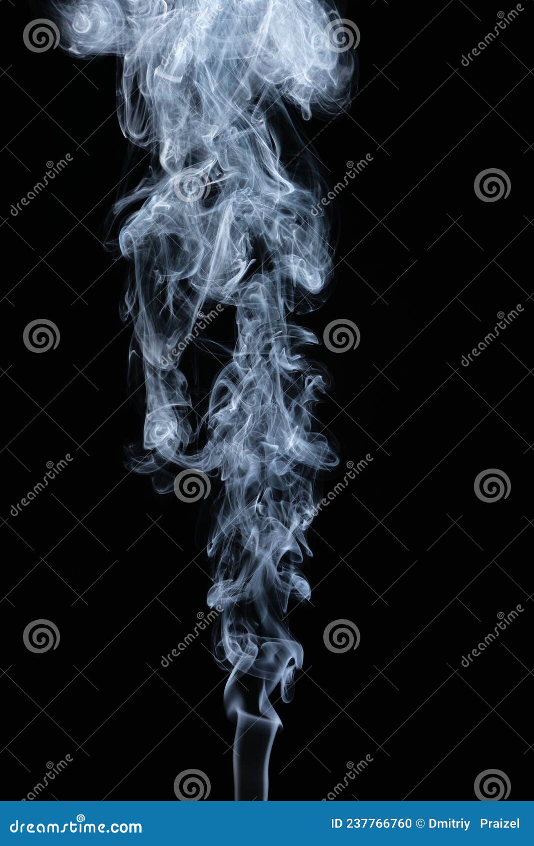 Clouds of Curls of Smoke on a Black Background Stock Photo - Image of ...