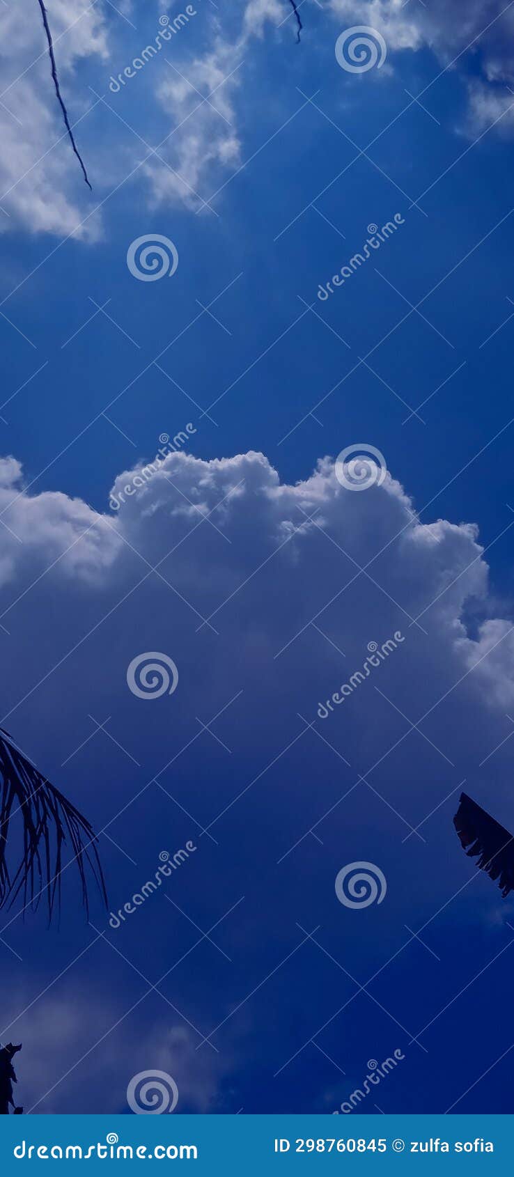 Clouds during the Day with Very Hot Weather Stock Image - Image of ...