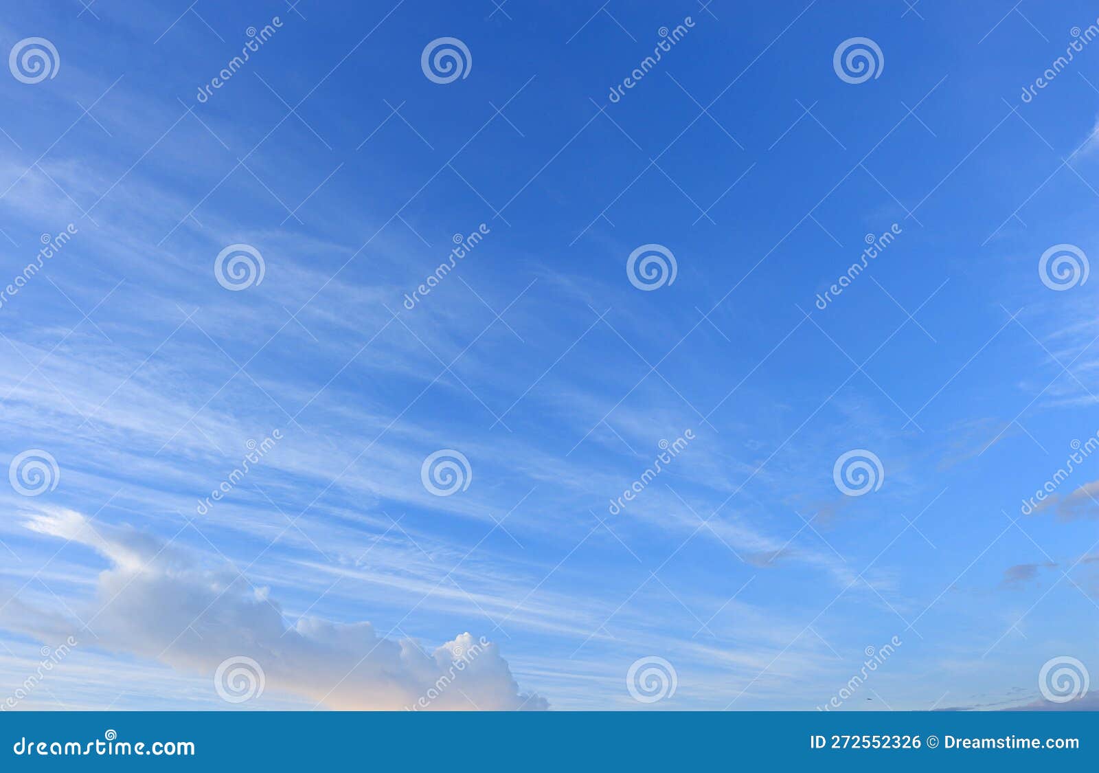 Clouds with Diagonal Stripes Stock Photo - Image of puffy, freshness ...