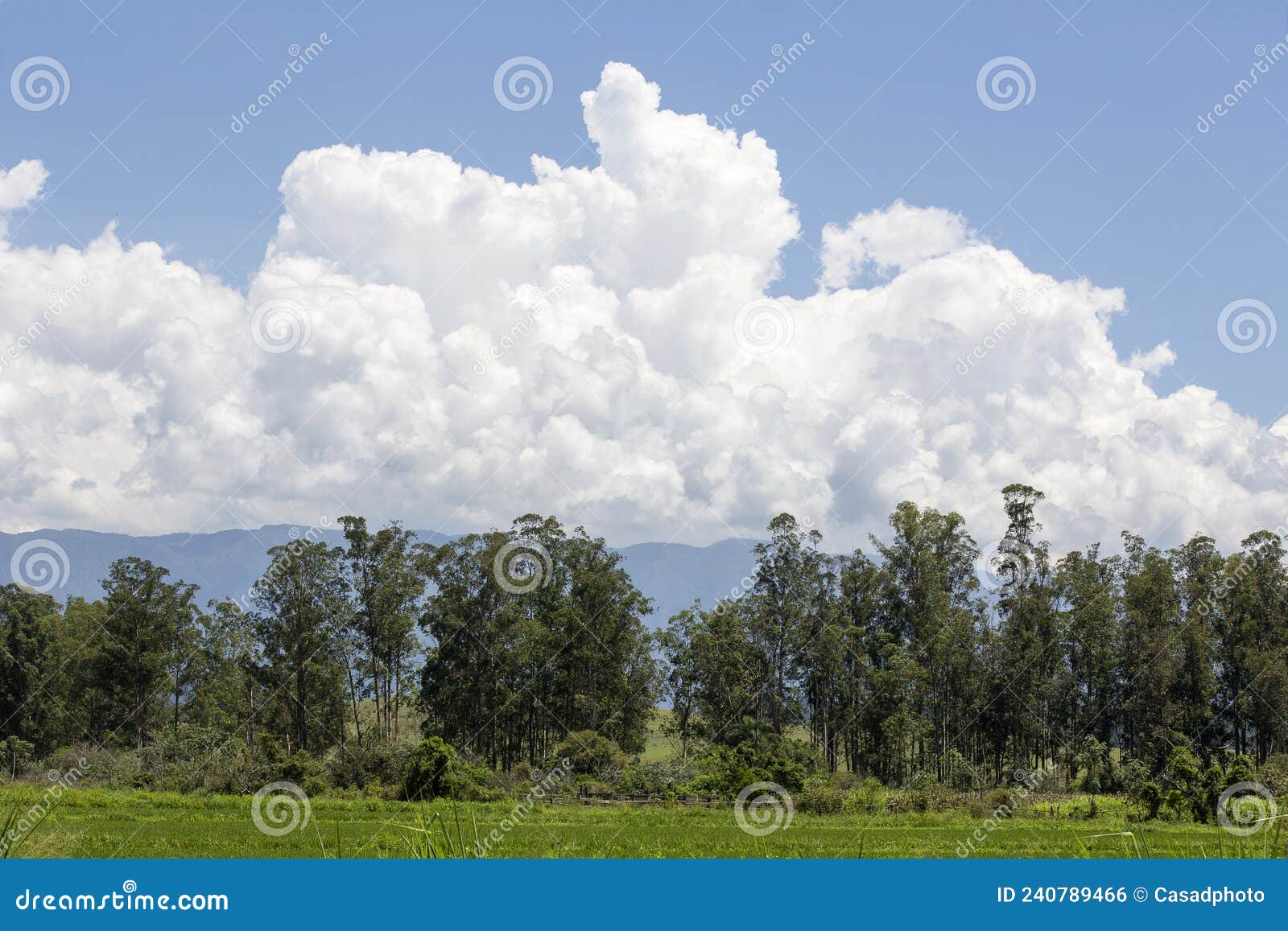 Clouds in Dramatic Formation Over the Chain of Hills, and the Row of ...