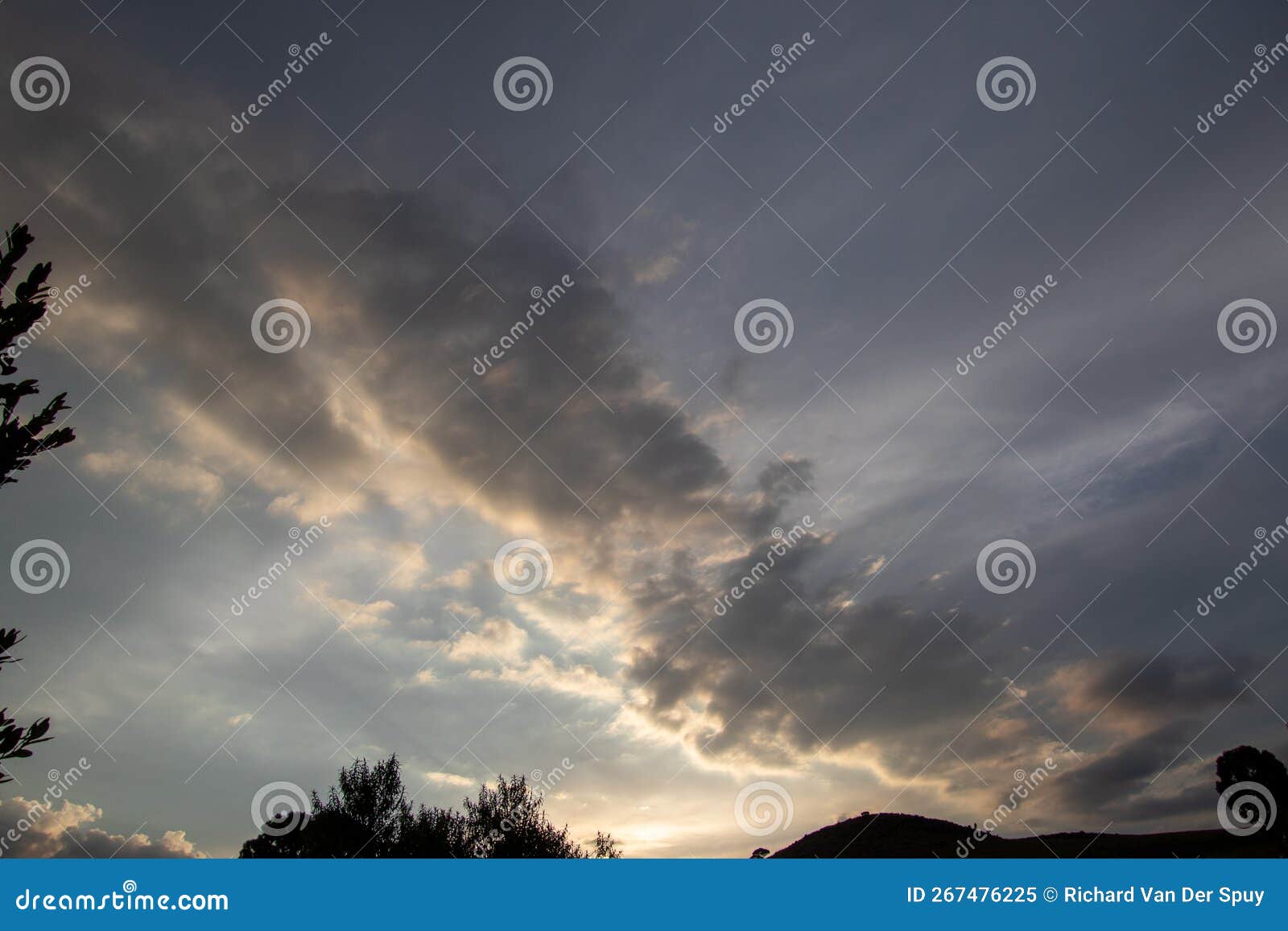 Clouds on the Eastern Escarpment of Southern Afica Stock Image - Image ...