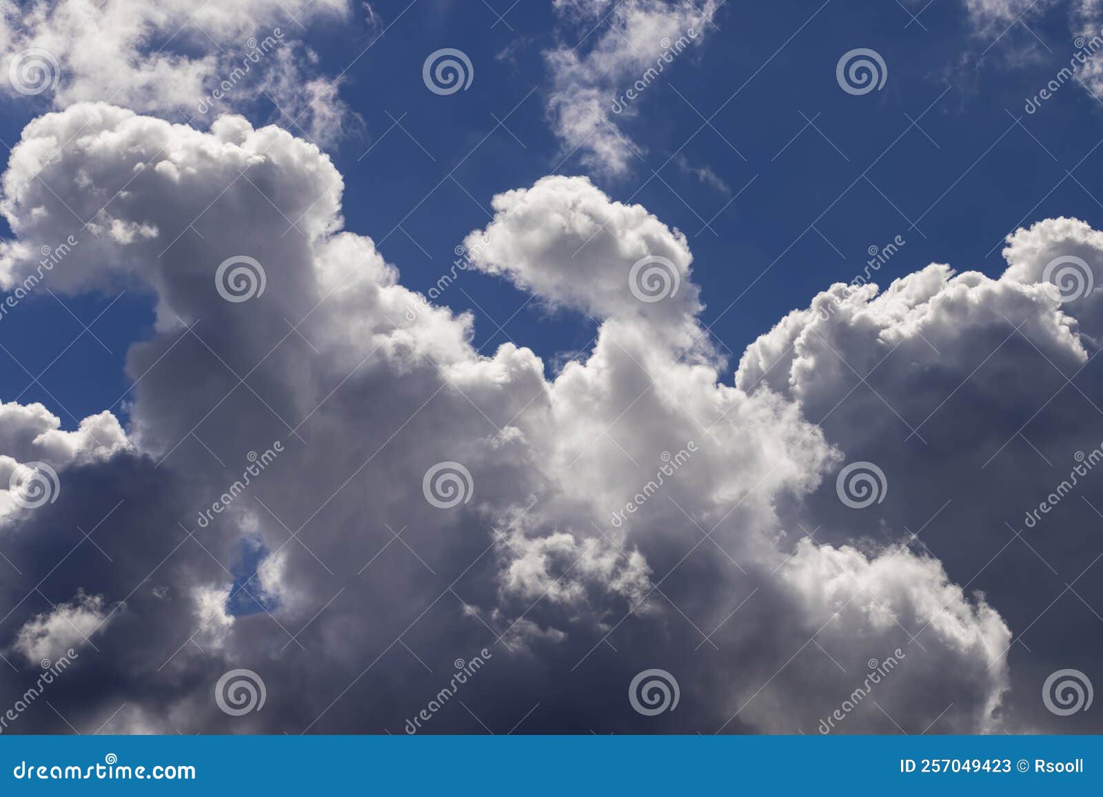 Clouds Floating Across the Sky in the Daytime Stock Image - Image of ...