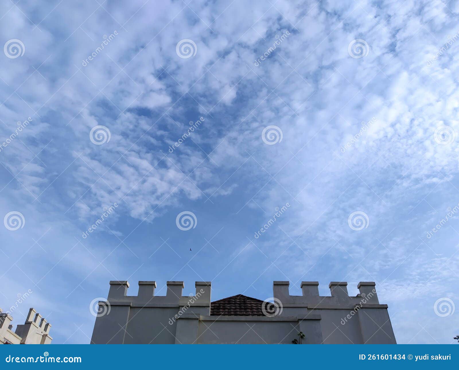 Clouds Form Over Buildings in the Morning Stock Photo - Image of ...