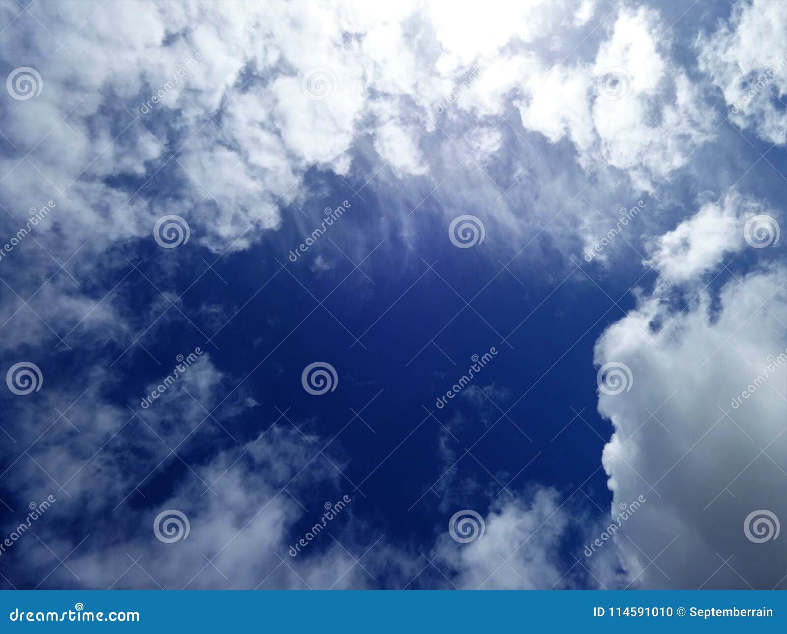 Storm Clouds Develop in the Spring Sky Stock Photo - Image of lightning ...