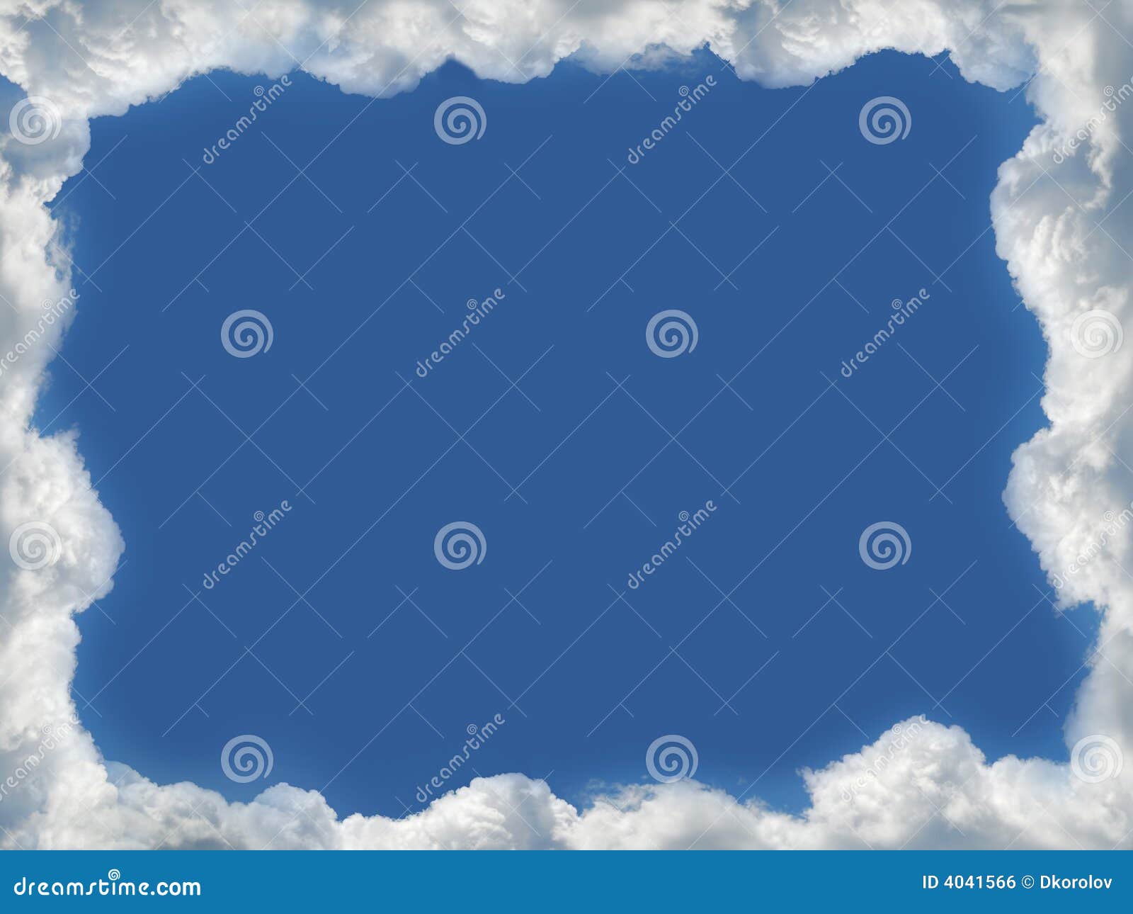 Clouds frame stock illustration. Illustration of heaven - 4041566