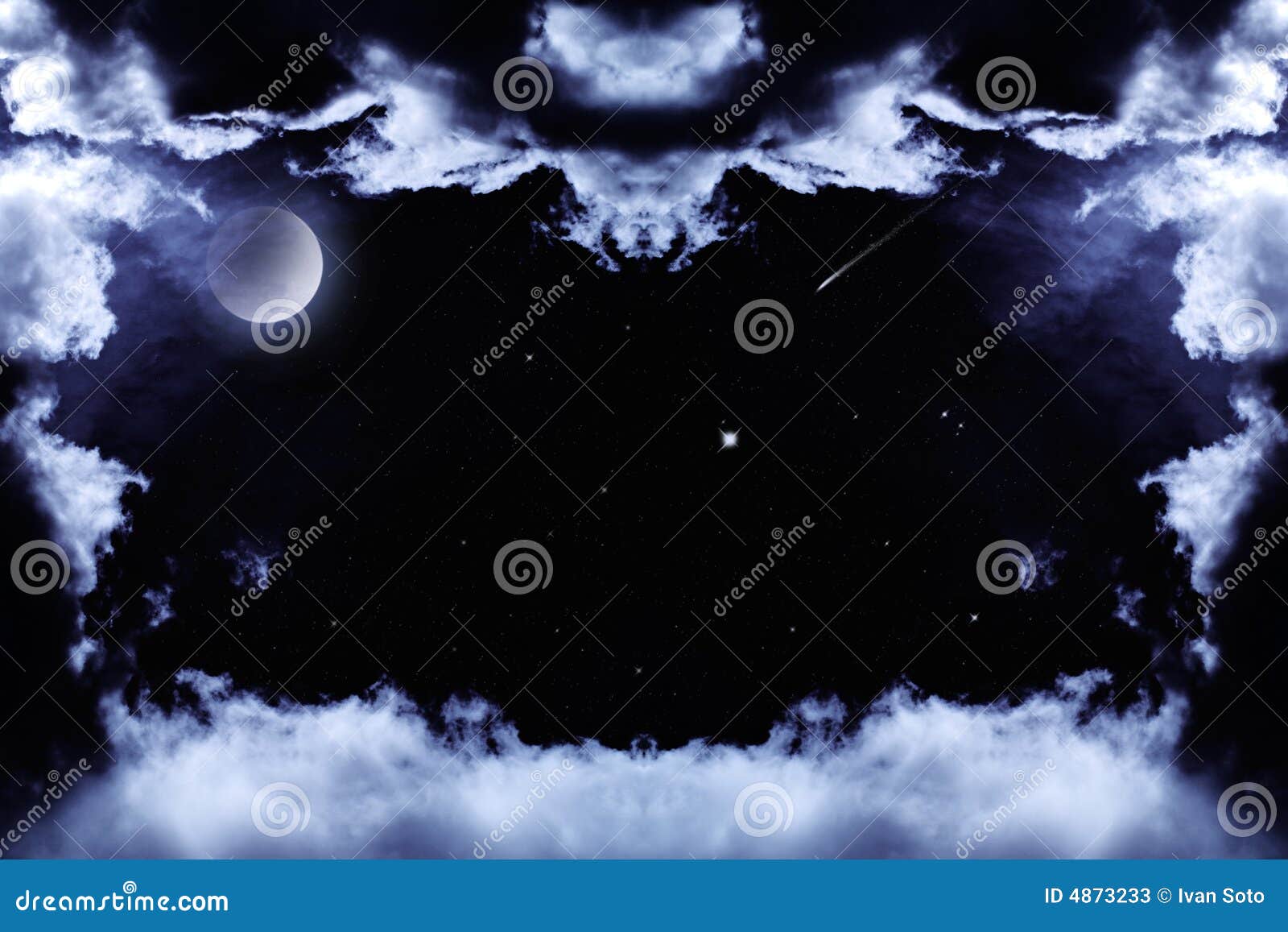 Clouds frame stock image. Image of clouds, heaven, romantic - 4873233