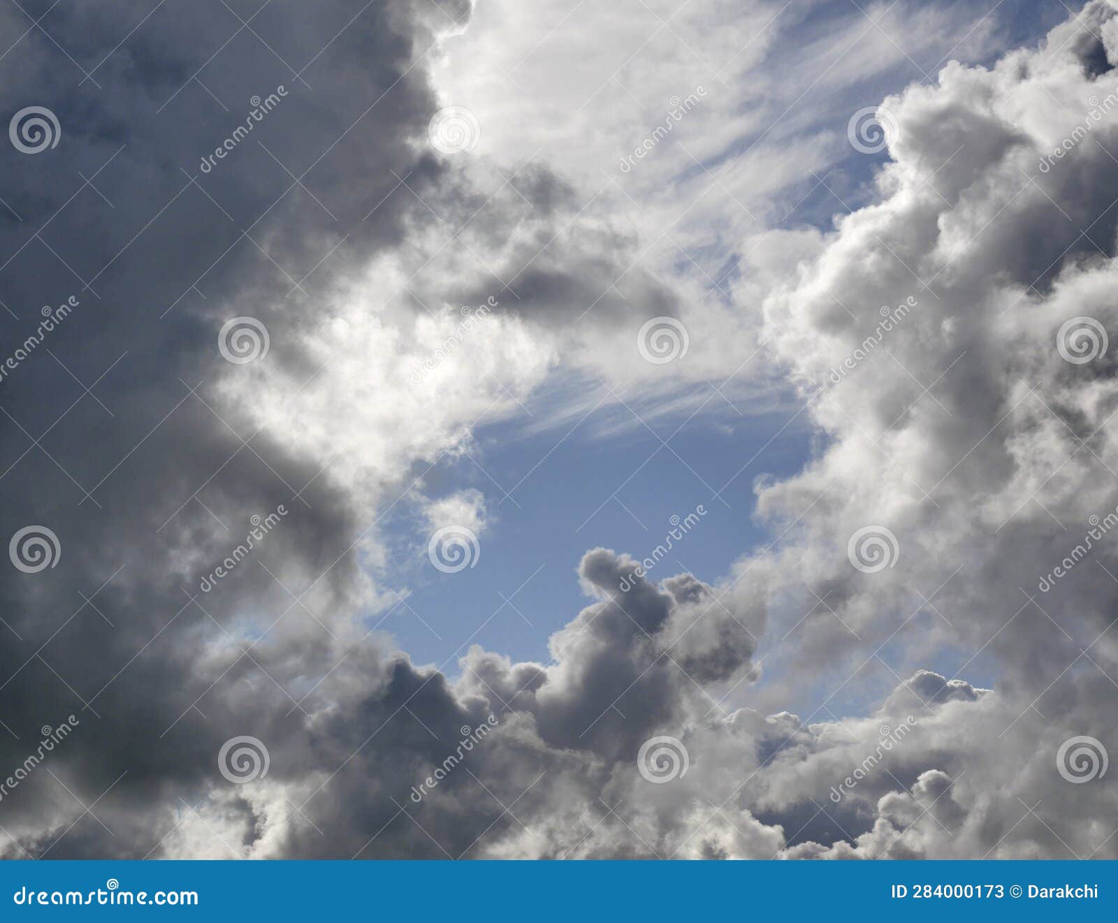 Clouds Frame in the Sky Background, Beautiful Heaven Photo Stock Image ...