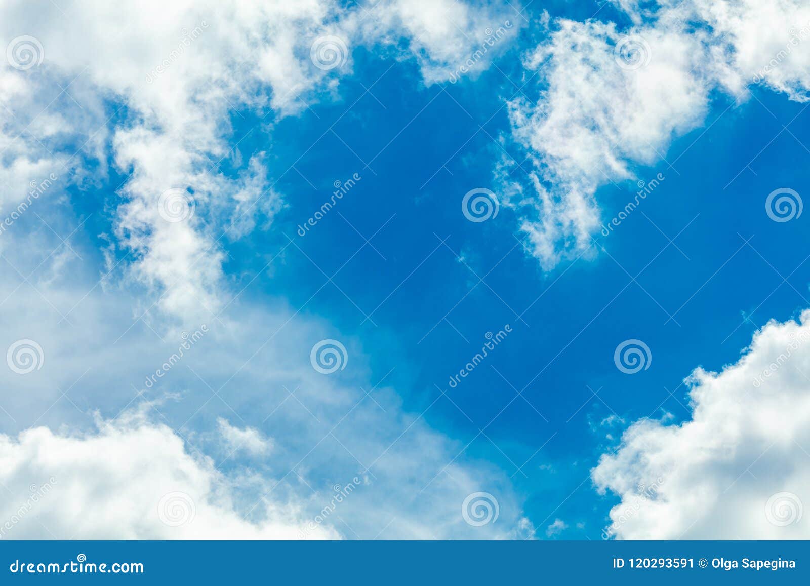 Clouds frame in sky stock image. Image of clean, peace - 120293591
