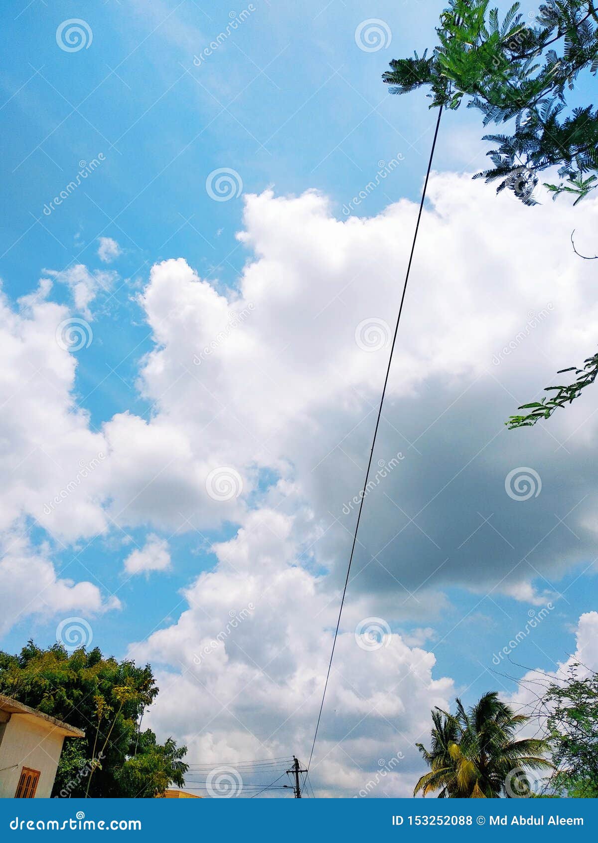 Clouds after Heavy Rainfall in India Stock Photo - Image of planted ...