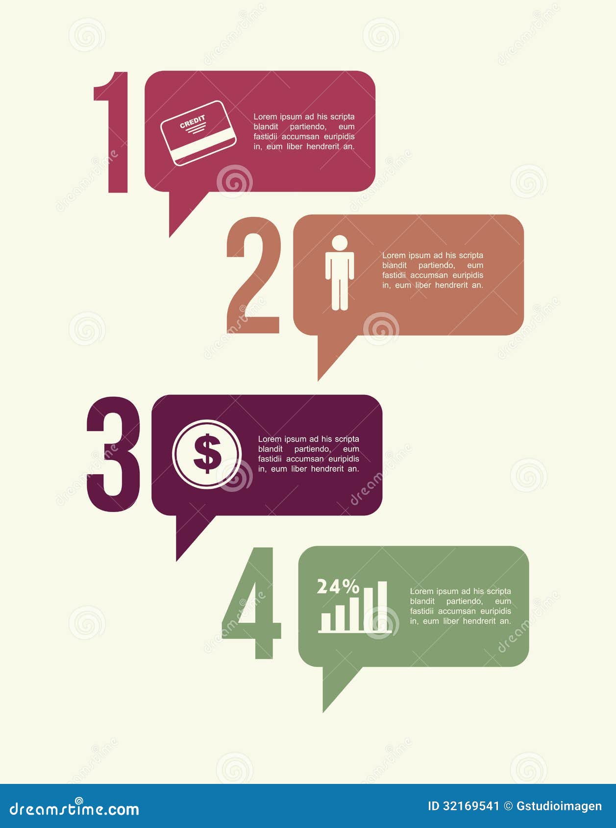 Clouds Infographics Cartoon Vector | CartoonDealer.com #32169541