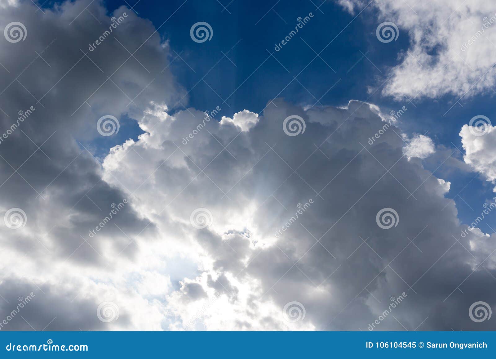 Clouds and light ray stock image. Image of light, cloudscape - 106104545