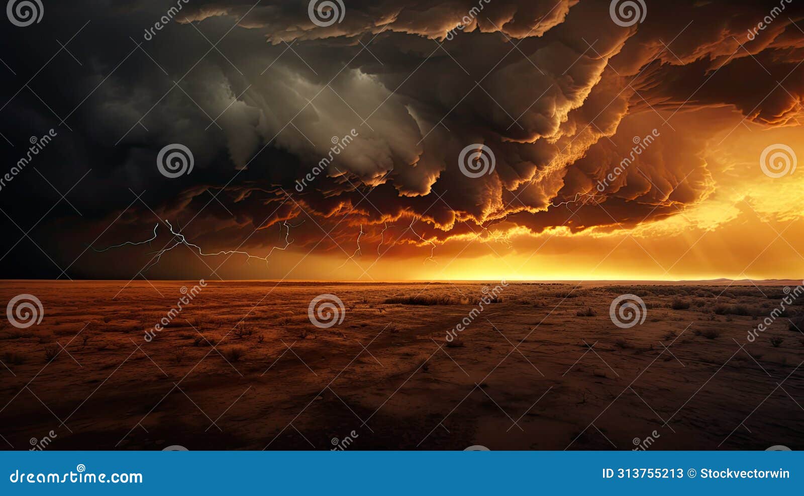 Clouds light through storm stock illustration. Illustration of generated - 313755213