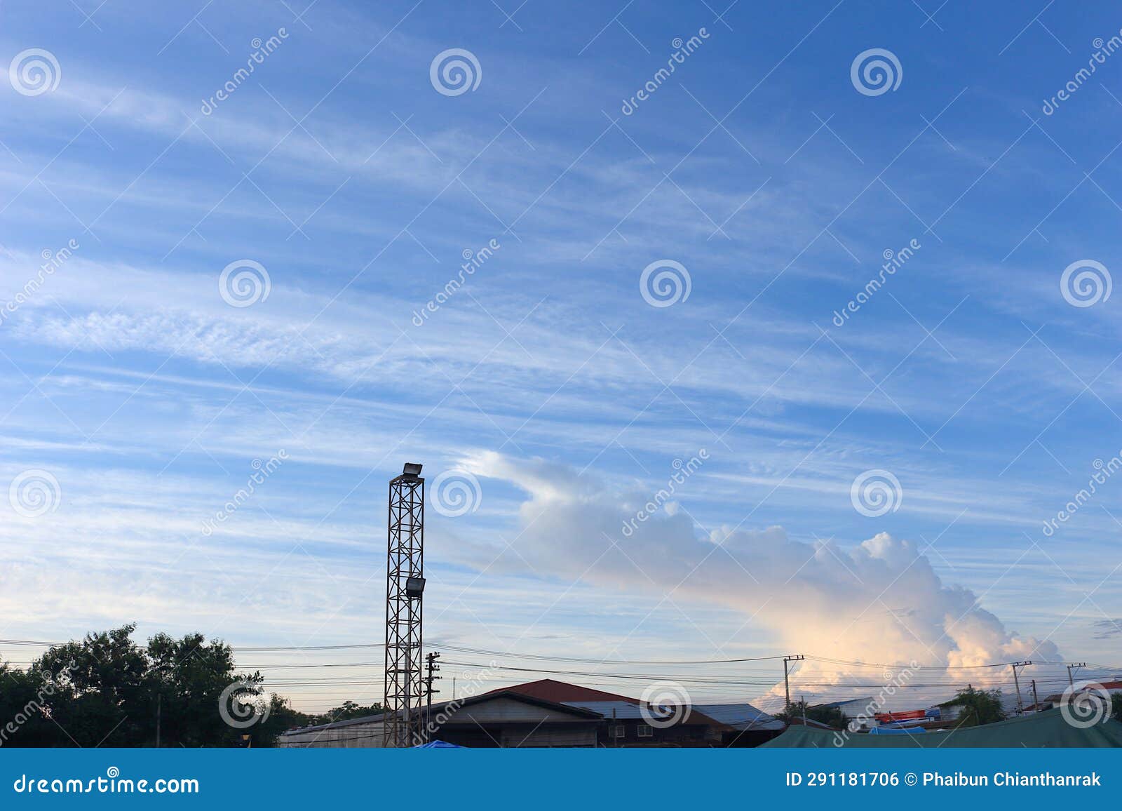 Clouds long streaks 5 stock photo. Image of clouds, astronomical ...