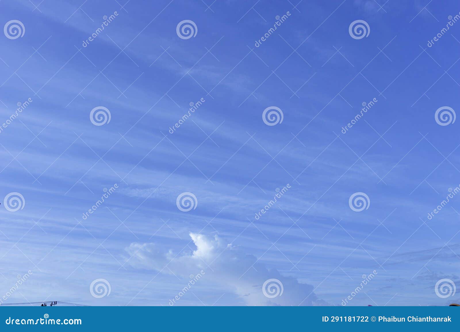 Clouds long streaks stock photo. Image of bright, long - 291181722