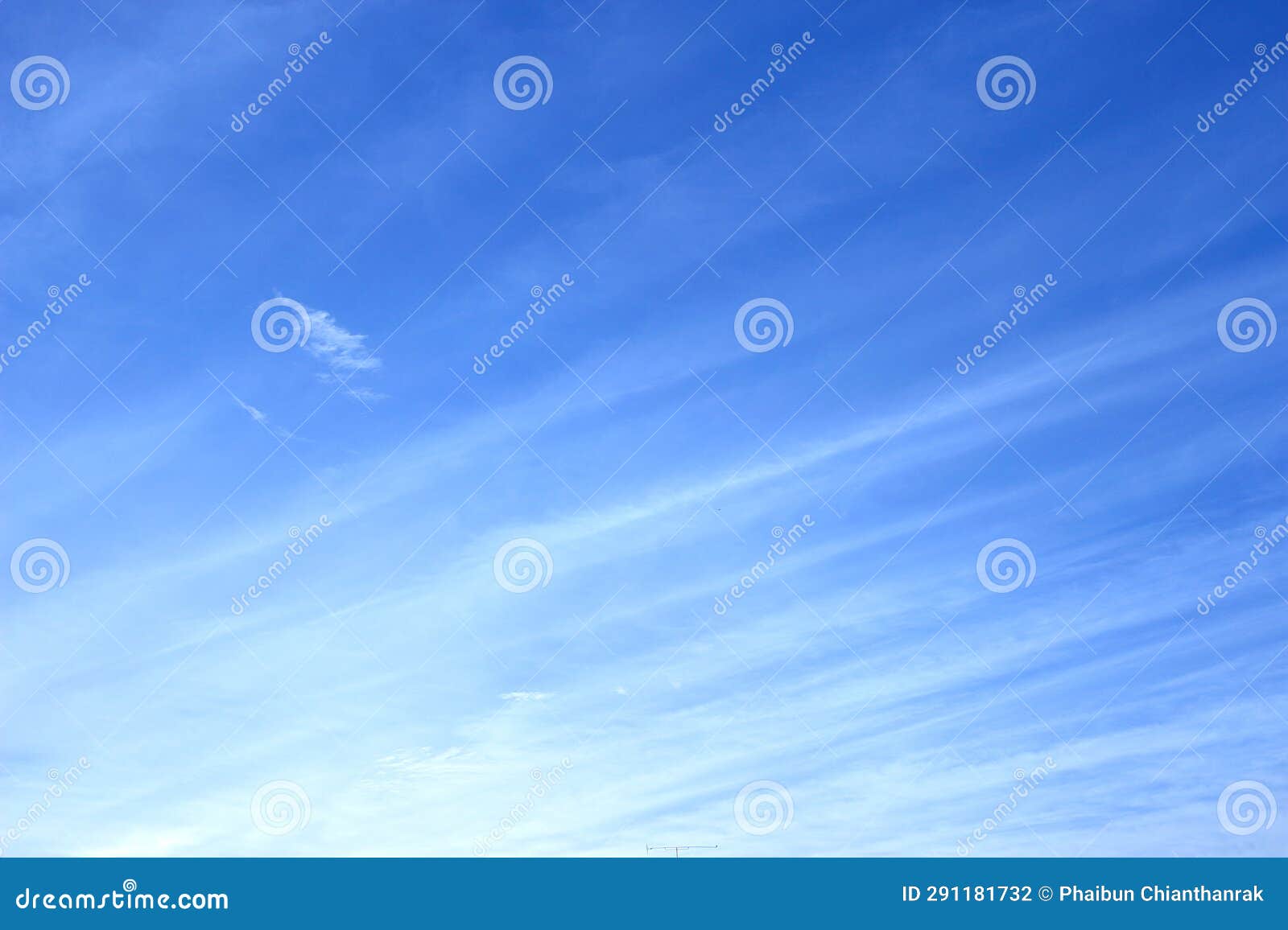 Clouds long streaks 2 stock photo. Image of exposure - 291181732