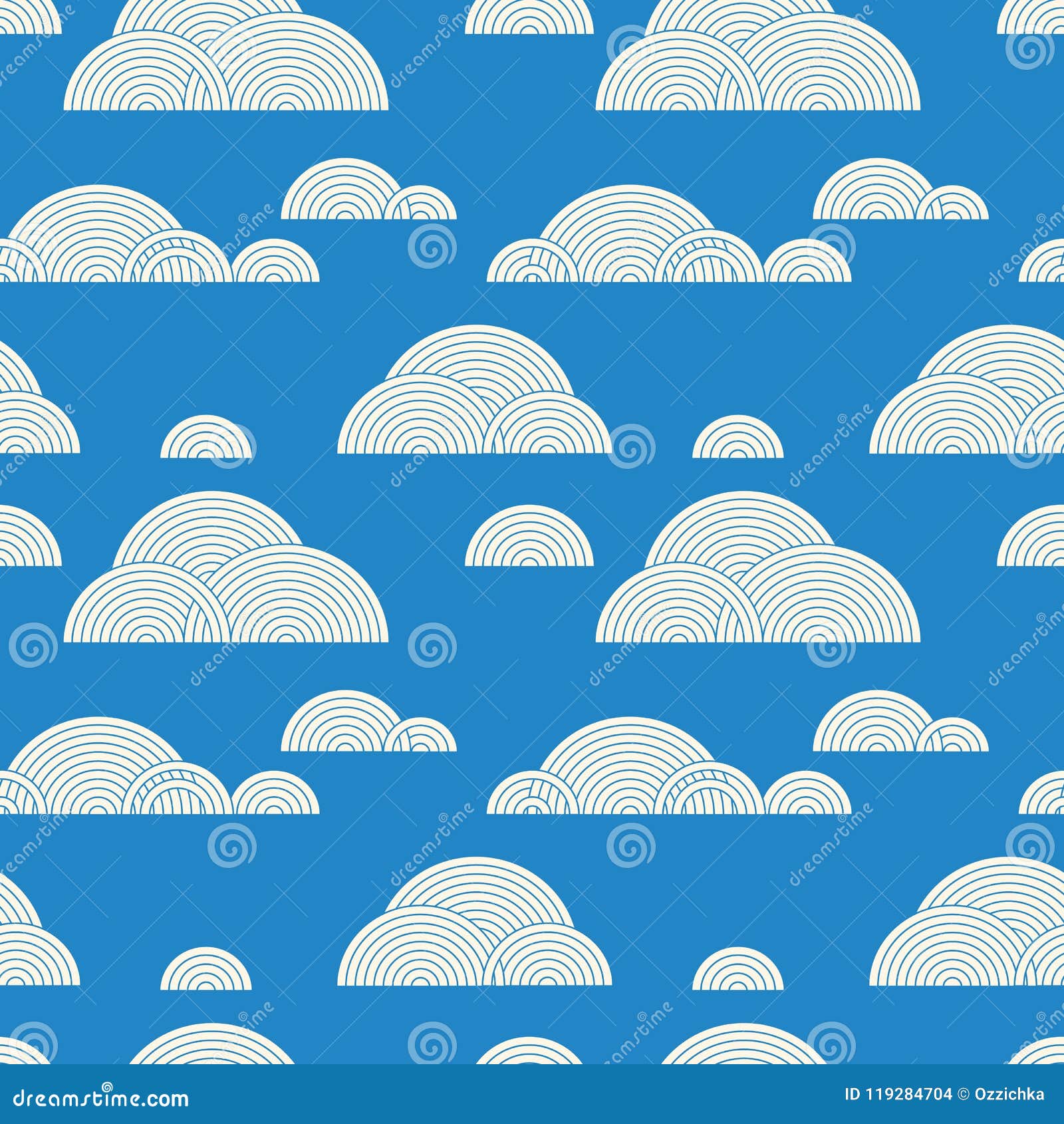 Clouds made of circles stock vector. Illustration of futuristic - 119284704