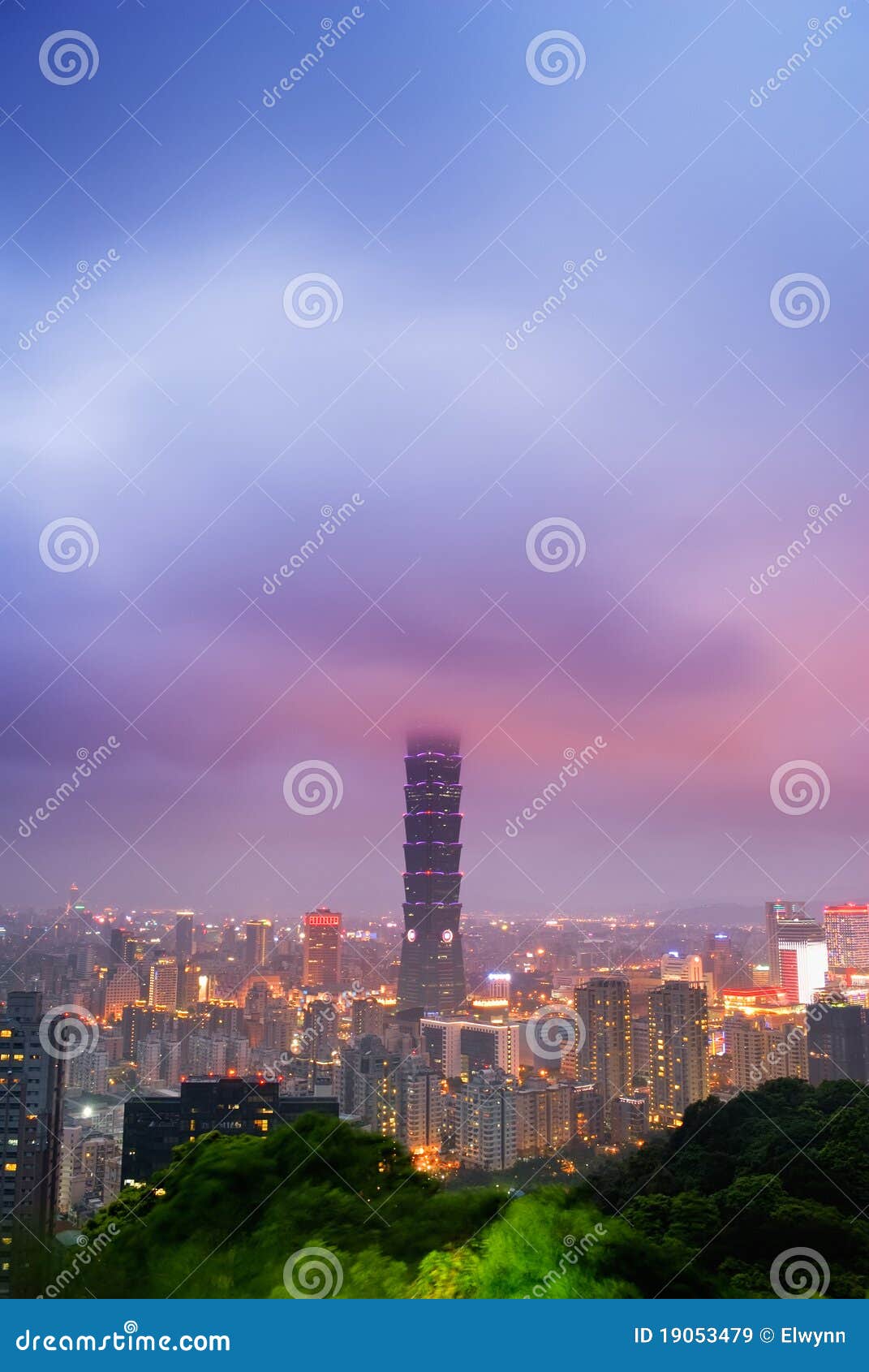 Clouds in modern city stock image. Image of blue, architecture - 19053479