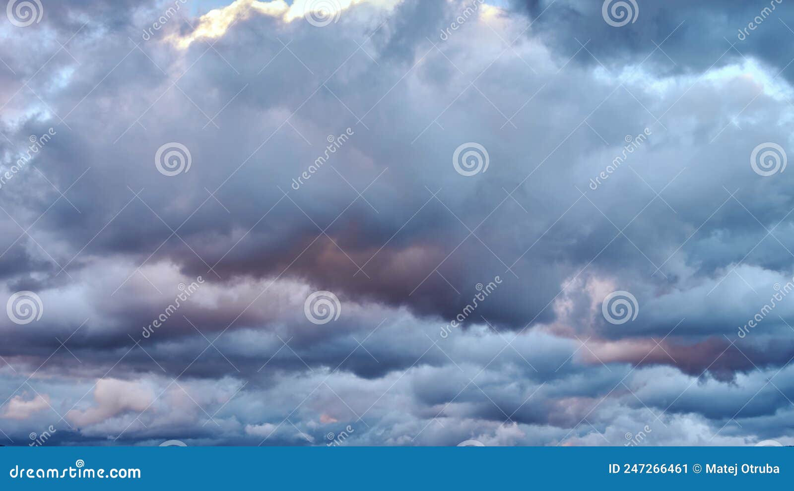 The Clouds Move Fast at Dusk. Windy Cloud. Storm Clouds Stock Video ...