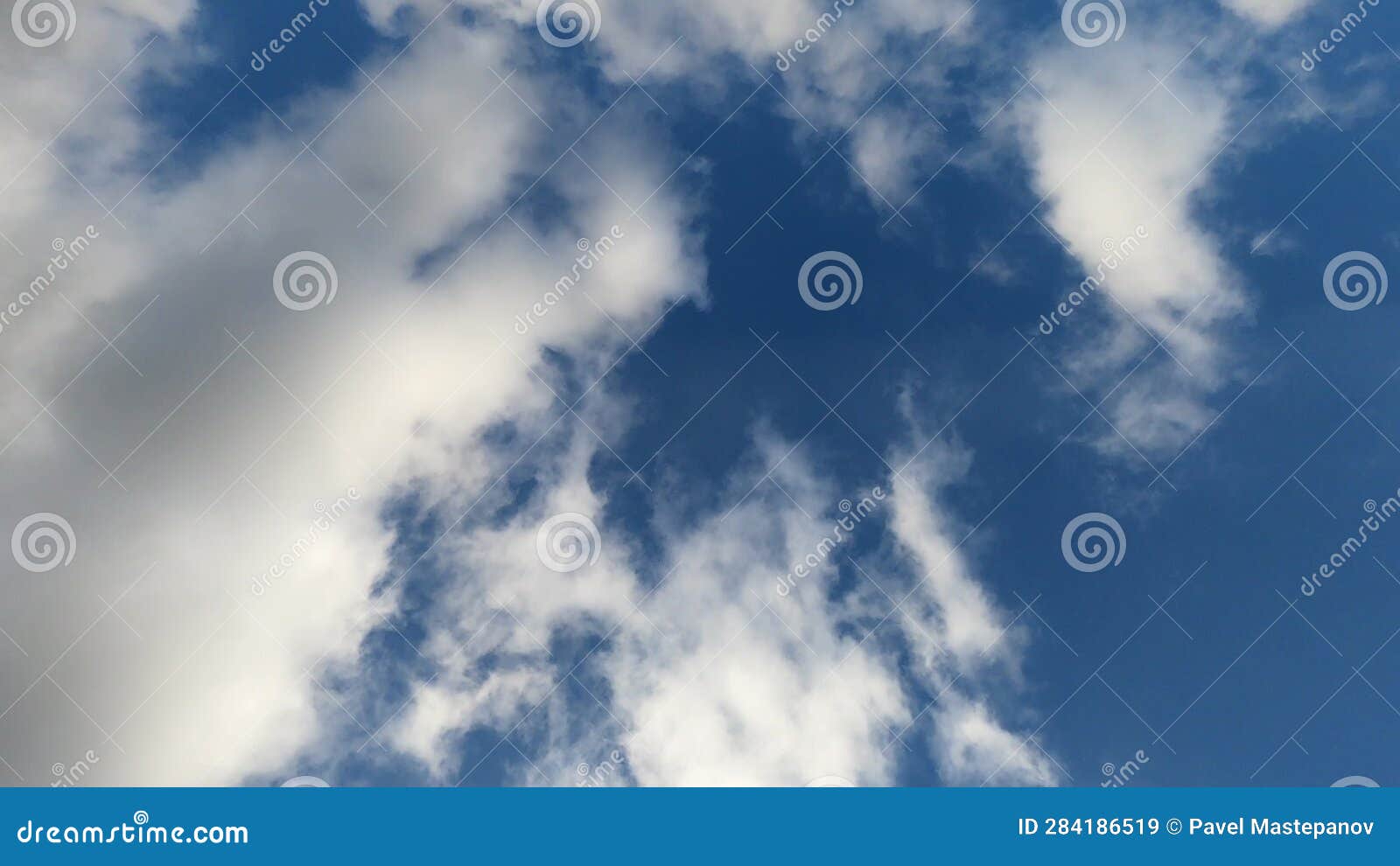 Clouds Move Very Fast Across the Sky Stock Video - Video of climate ...