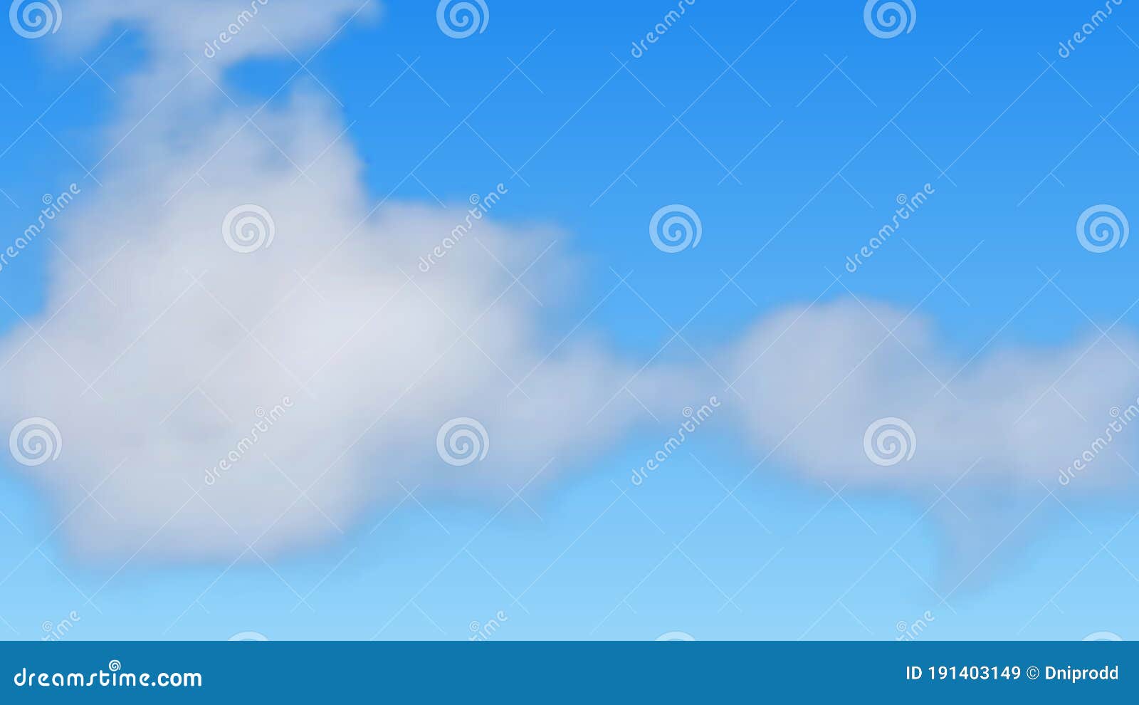 Natural Background with Cloud on Blue Sky Stock Vector - Illustration ...