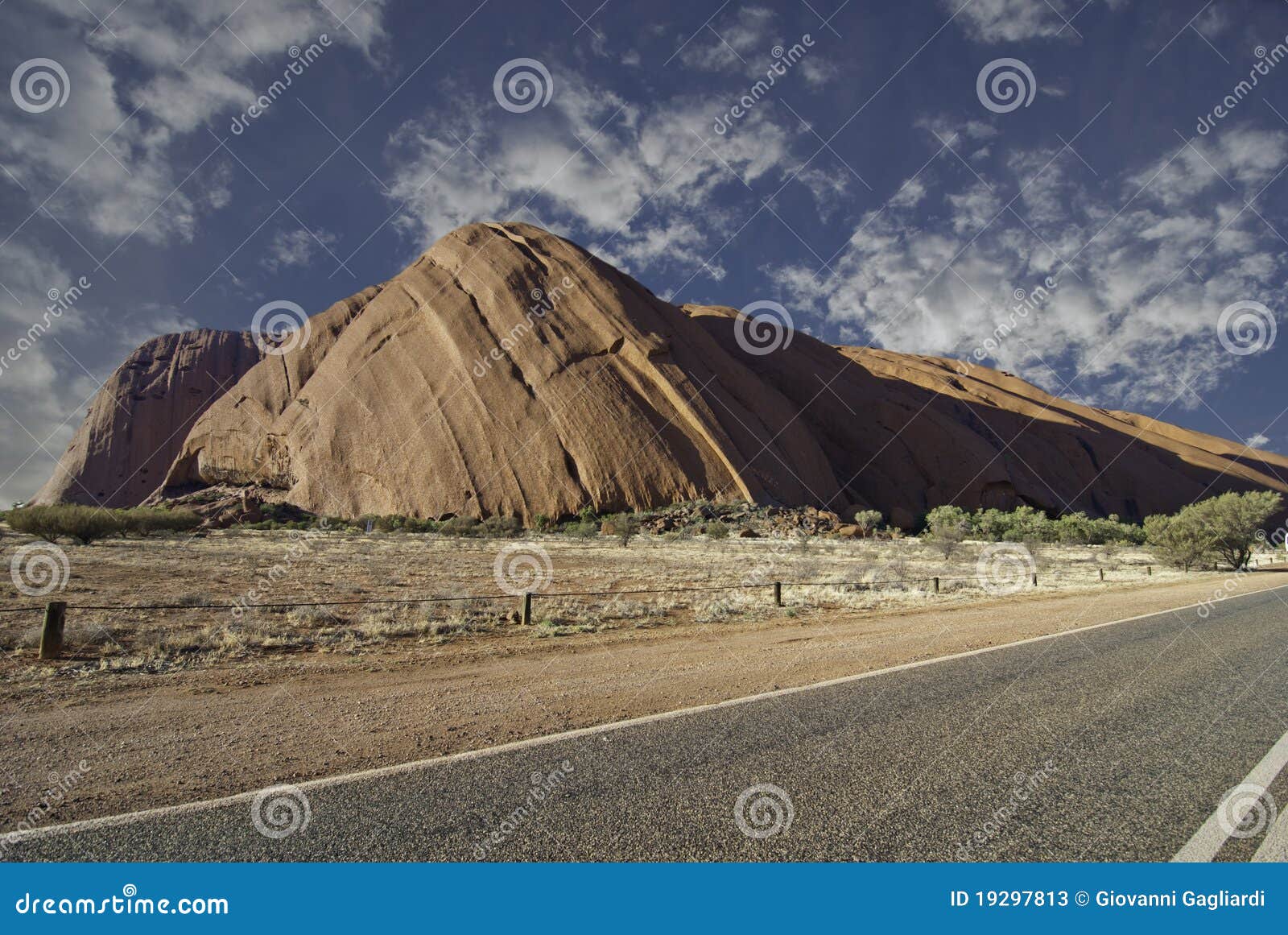 Clouds Over Australian Outback Stock Image - Image of natural, aussie ...