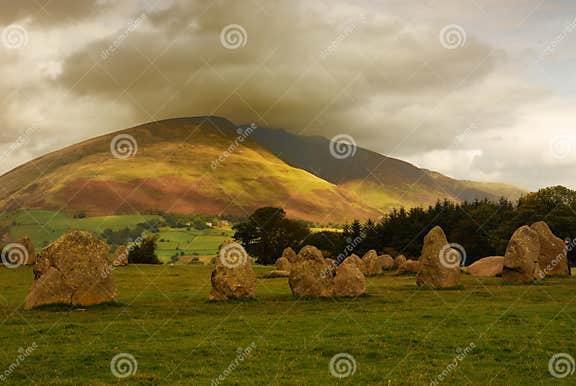 Clouds over Blencathra stock photo. Image of trees, grey - 18386794