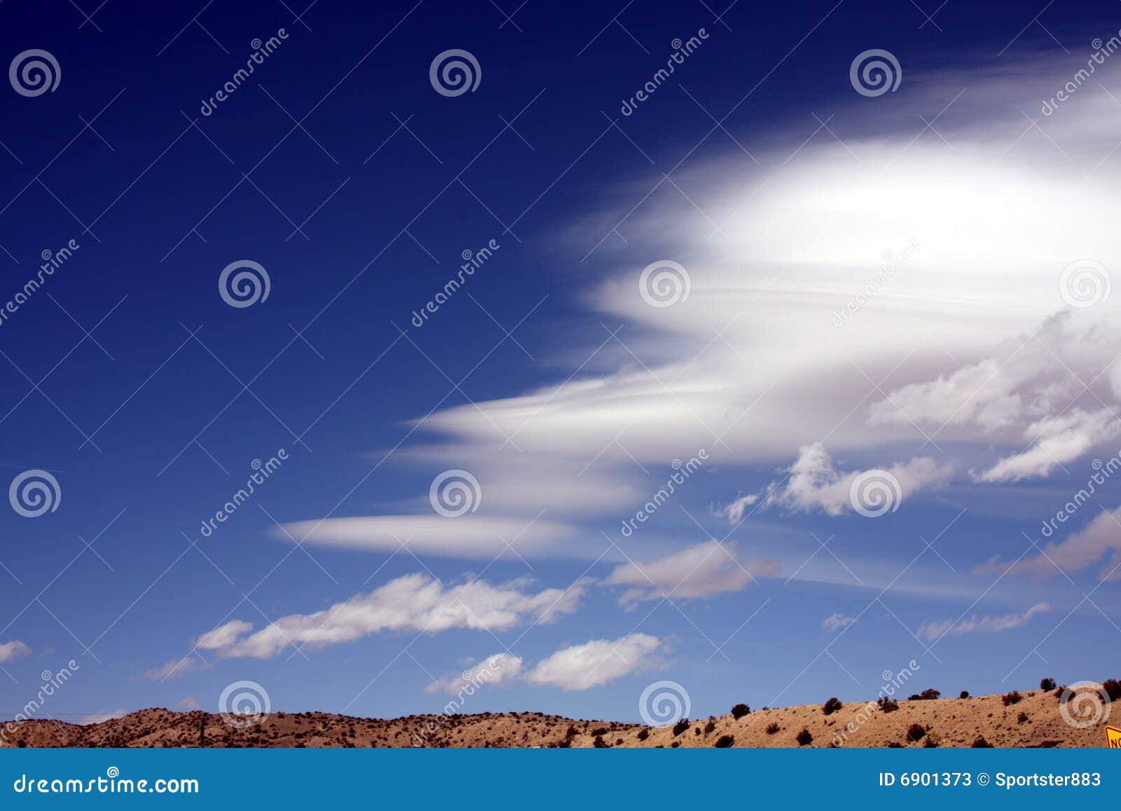 Clouds over desert stock image. Image of arid, rain, clouds - 6901373