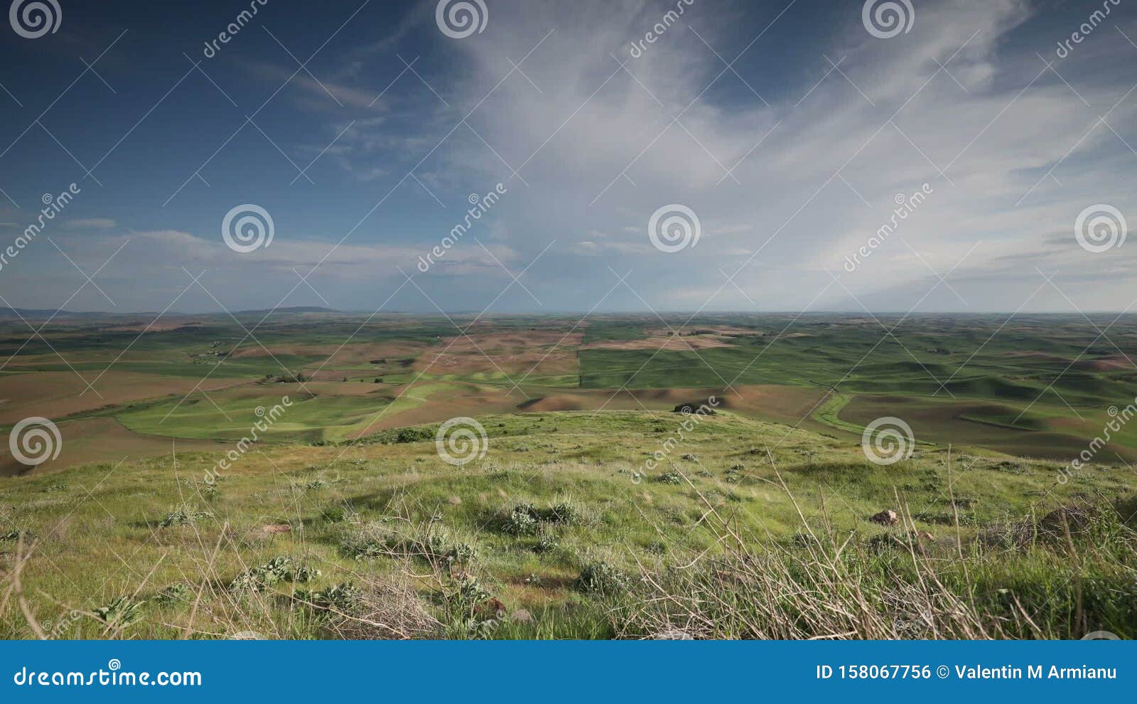 Clouds over farm fields stock footage. Video of clouds - 158067756
