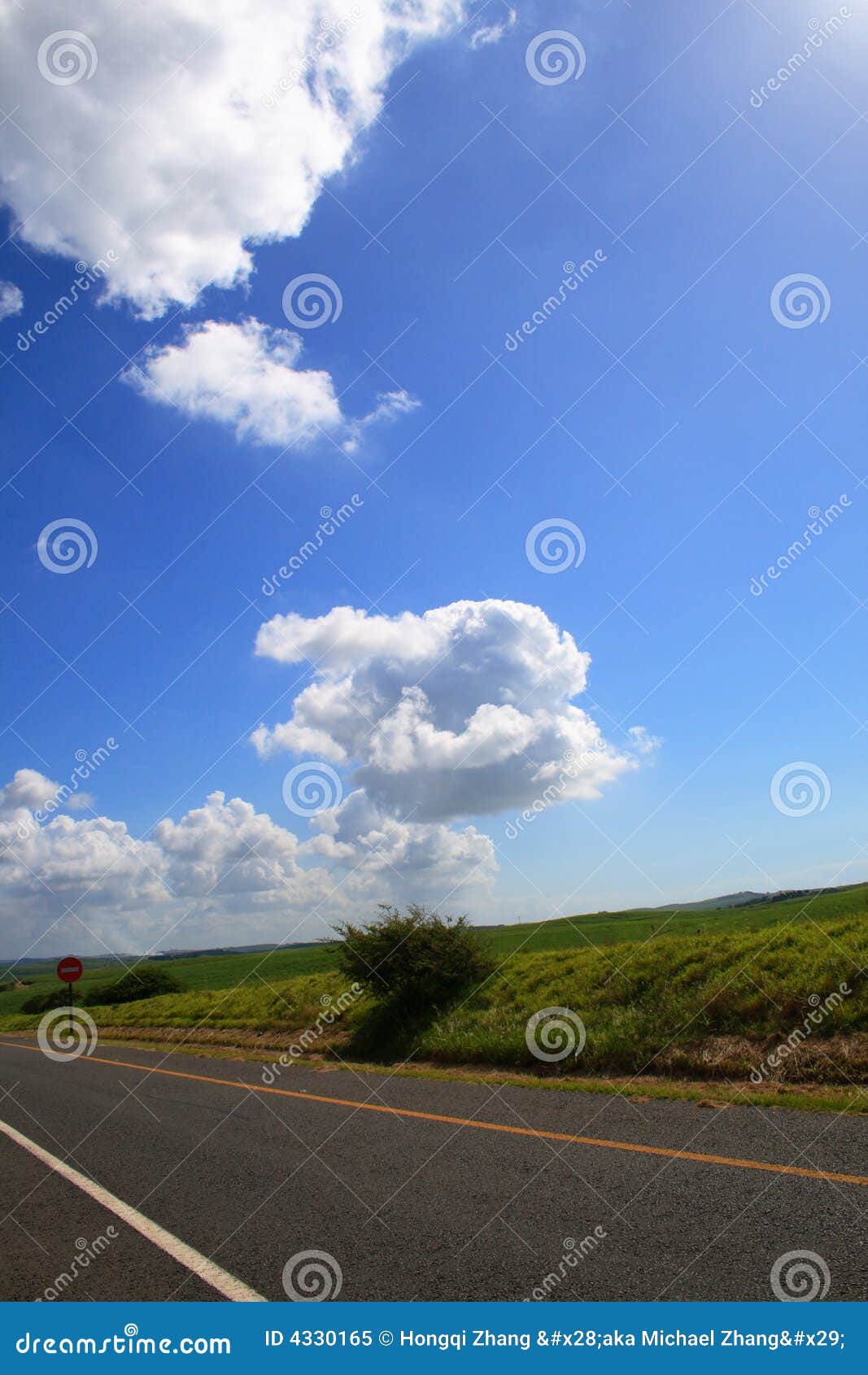 Clouds over highway stock image. Image of countryside - 4330165