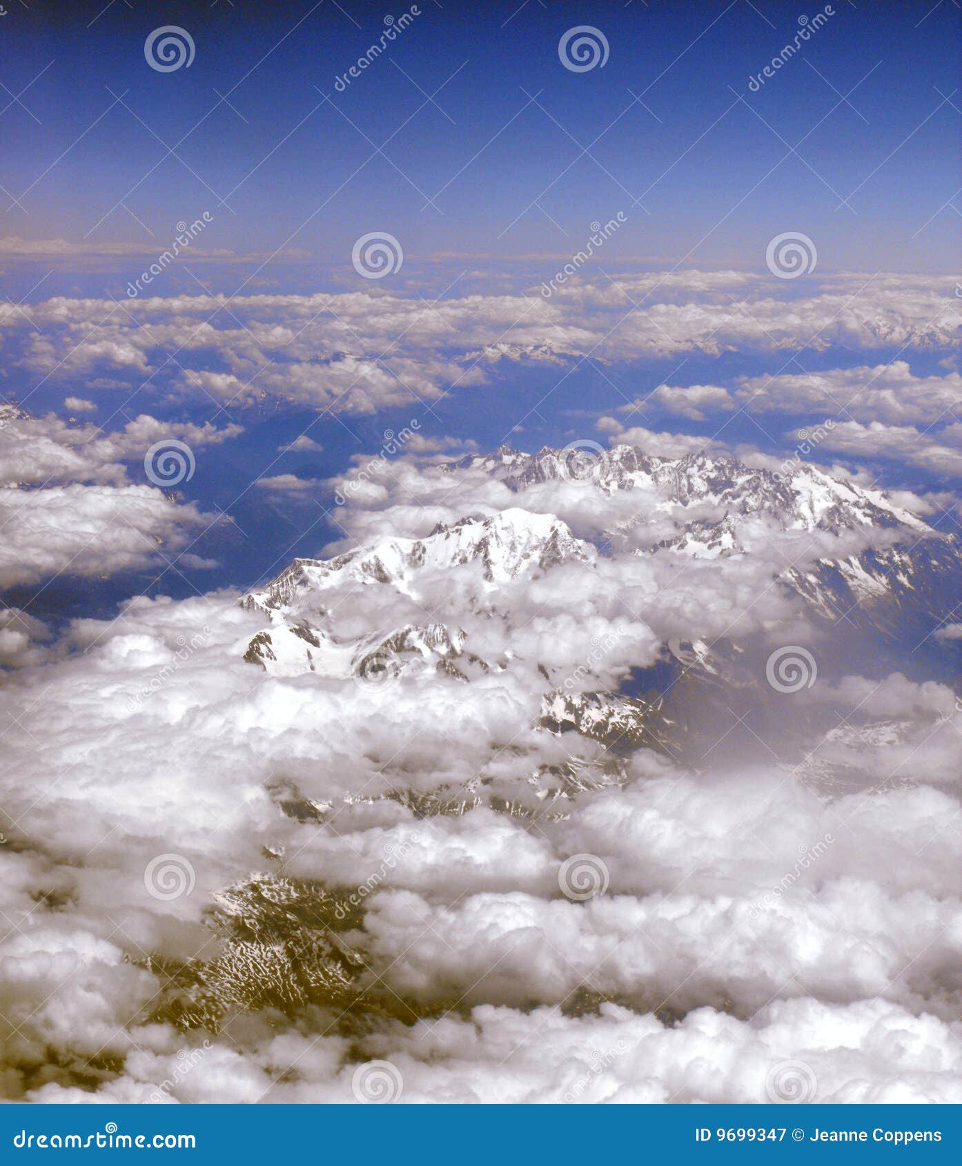 Clouds over mountains. stock image. Image of view, cloudy - 9699347