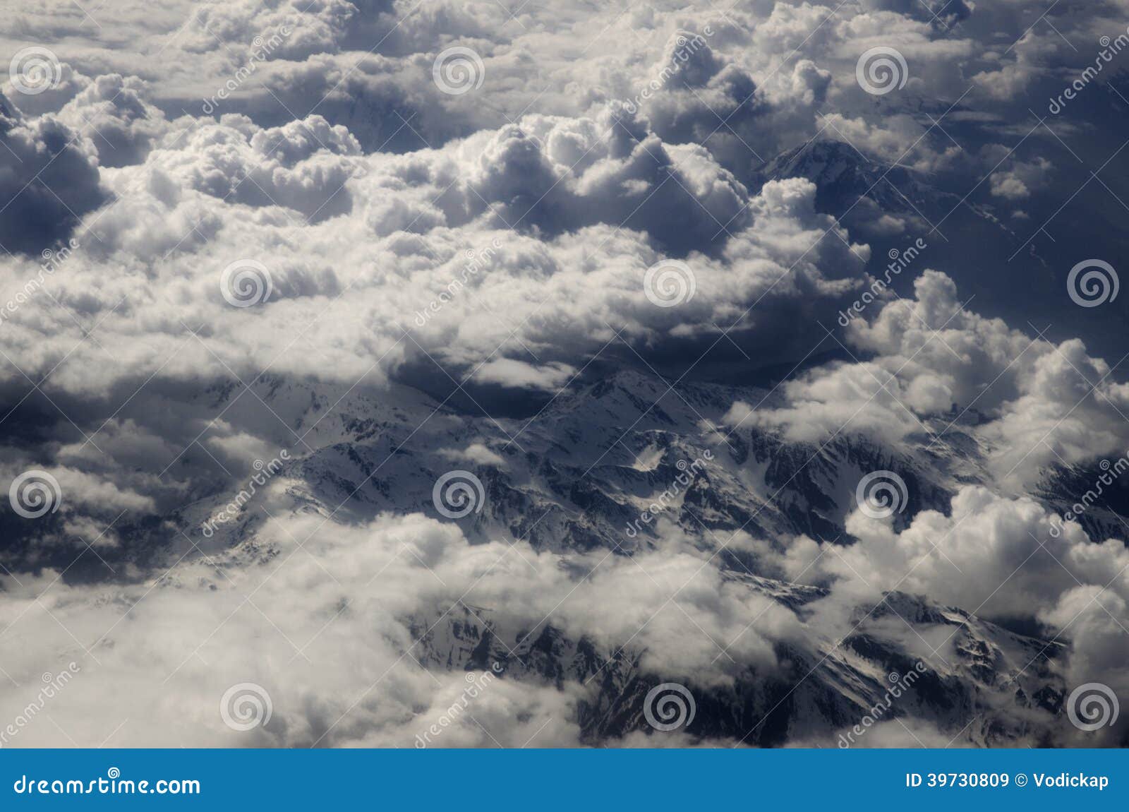 Clouds over mountains stock image. Image of ground, blue - 39730809