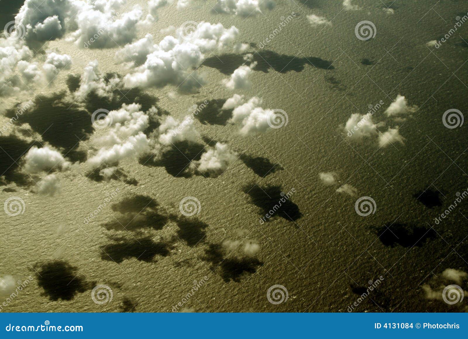 Clouds Over the Ocean stock photo. Image of eden, acrophobia - 4131084