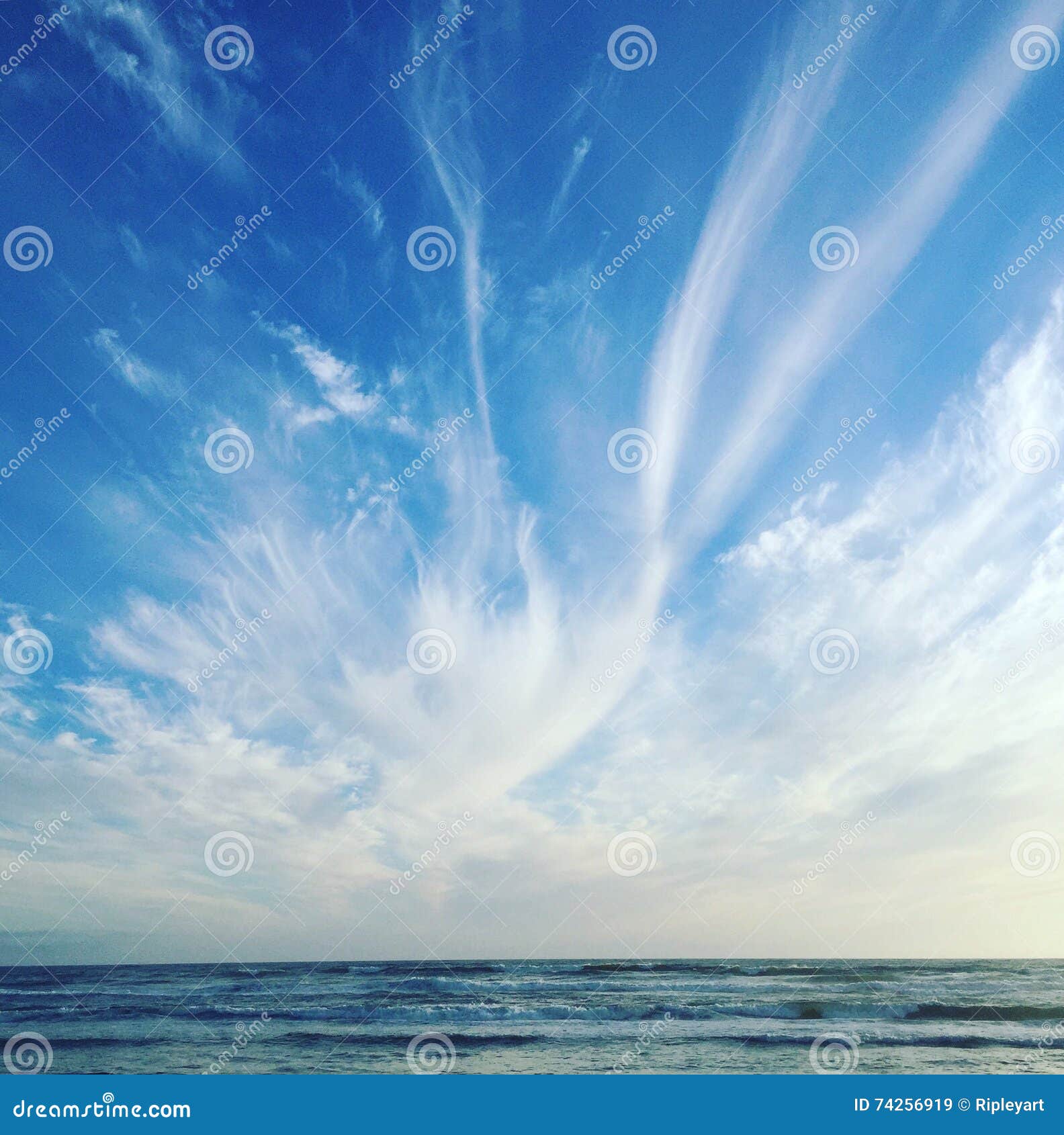 Clouds Over Ocean in Westport Stock Image - Image of wind, pacific ...